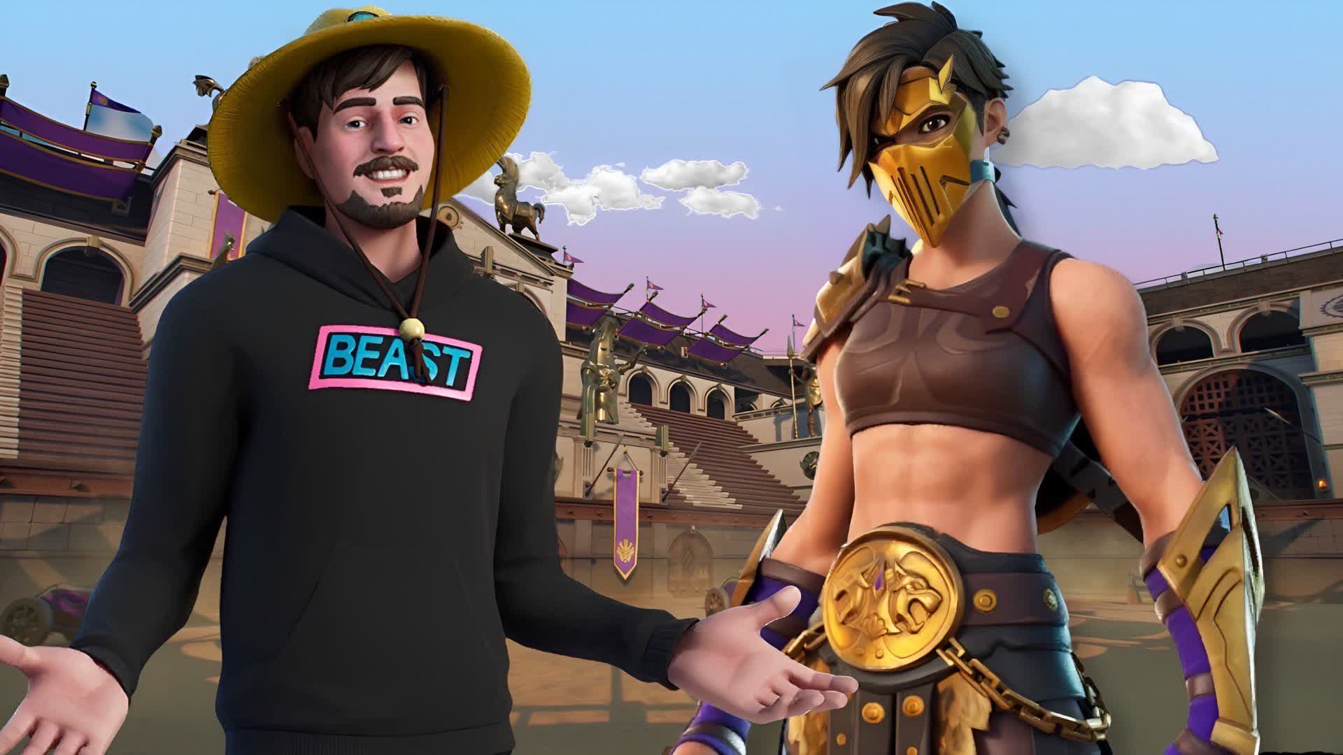 GLADIATOR HUNGER GAMES [ jumpscare ] – Fortnite Creative Map Code