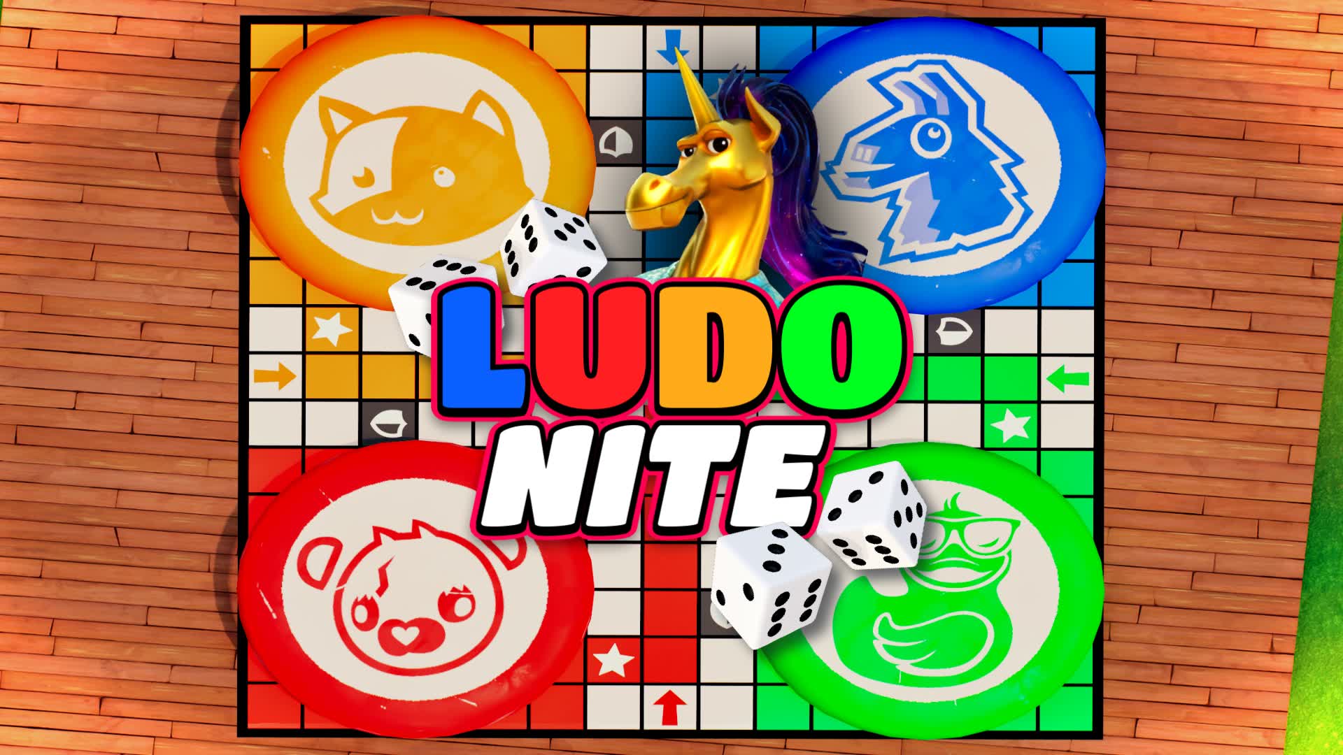 Ludo-nite 🎲 [ Seedoh ] – Fortnite Creative Map Code
