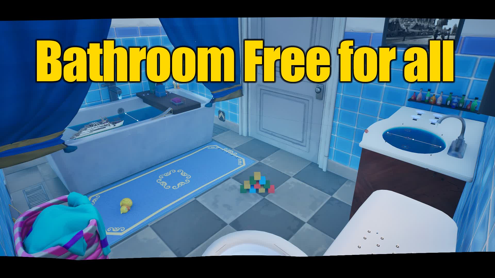 Gigantic Bathroom FFA [ tiltedtom ] – Fortnite Creative Map Code