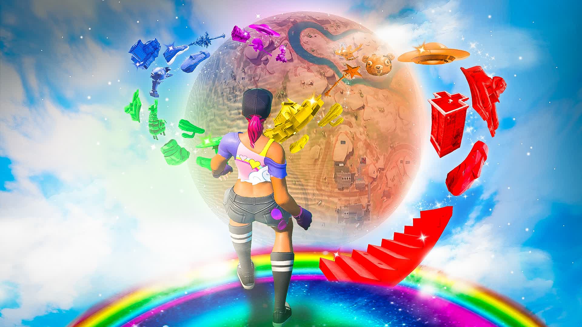 OnlyUp Rainbow! 🌈 [ vmant ] – Fortnite Creative Map Code