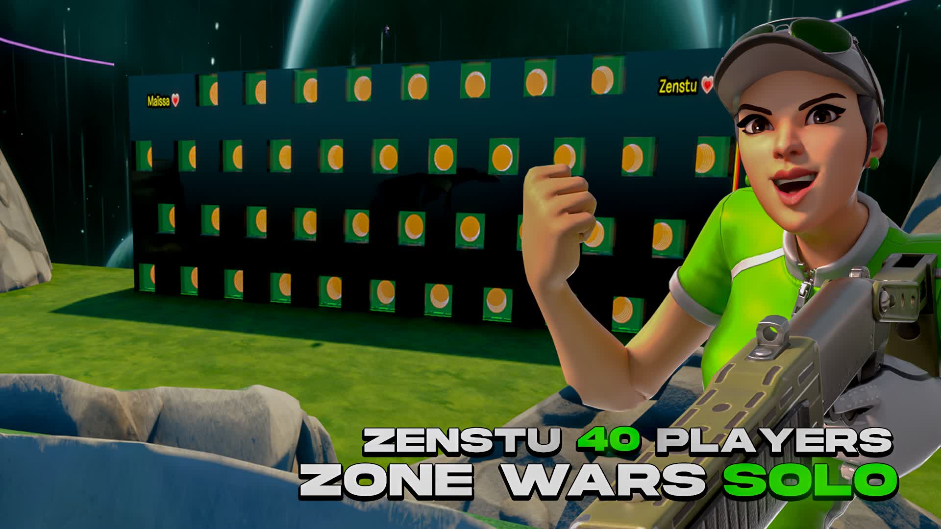 40 Player Zone War Zenstu [ tonydjytb ] – Fortnite Creative Map Code