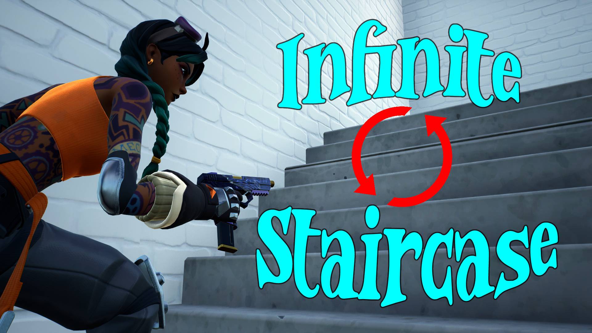 Infinite Staircase gun game [ digtal ] – Fortnite Creative Map Code