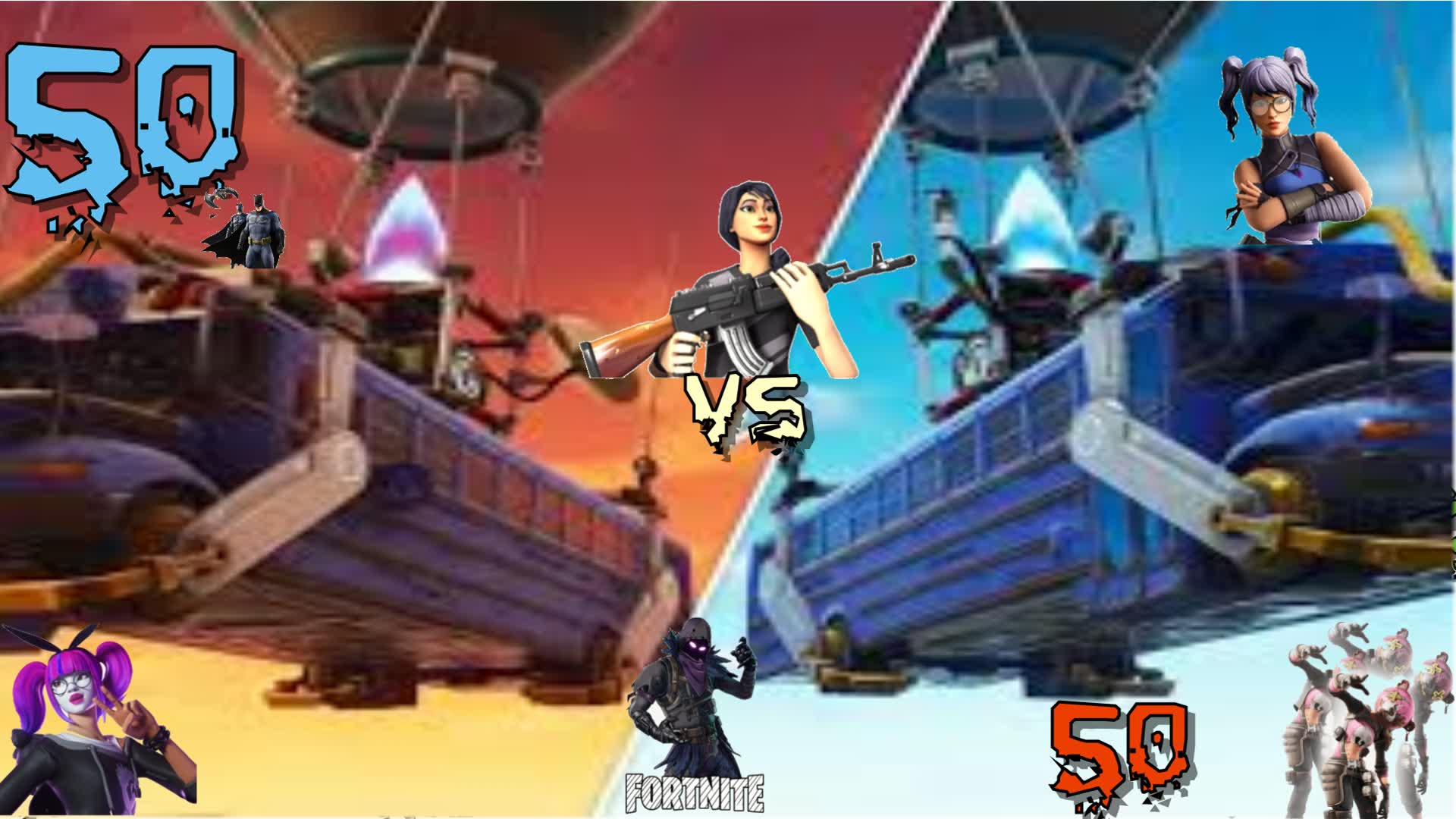 50 vs 50 [ juze81 ] – Fortnite Creative Map Code