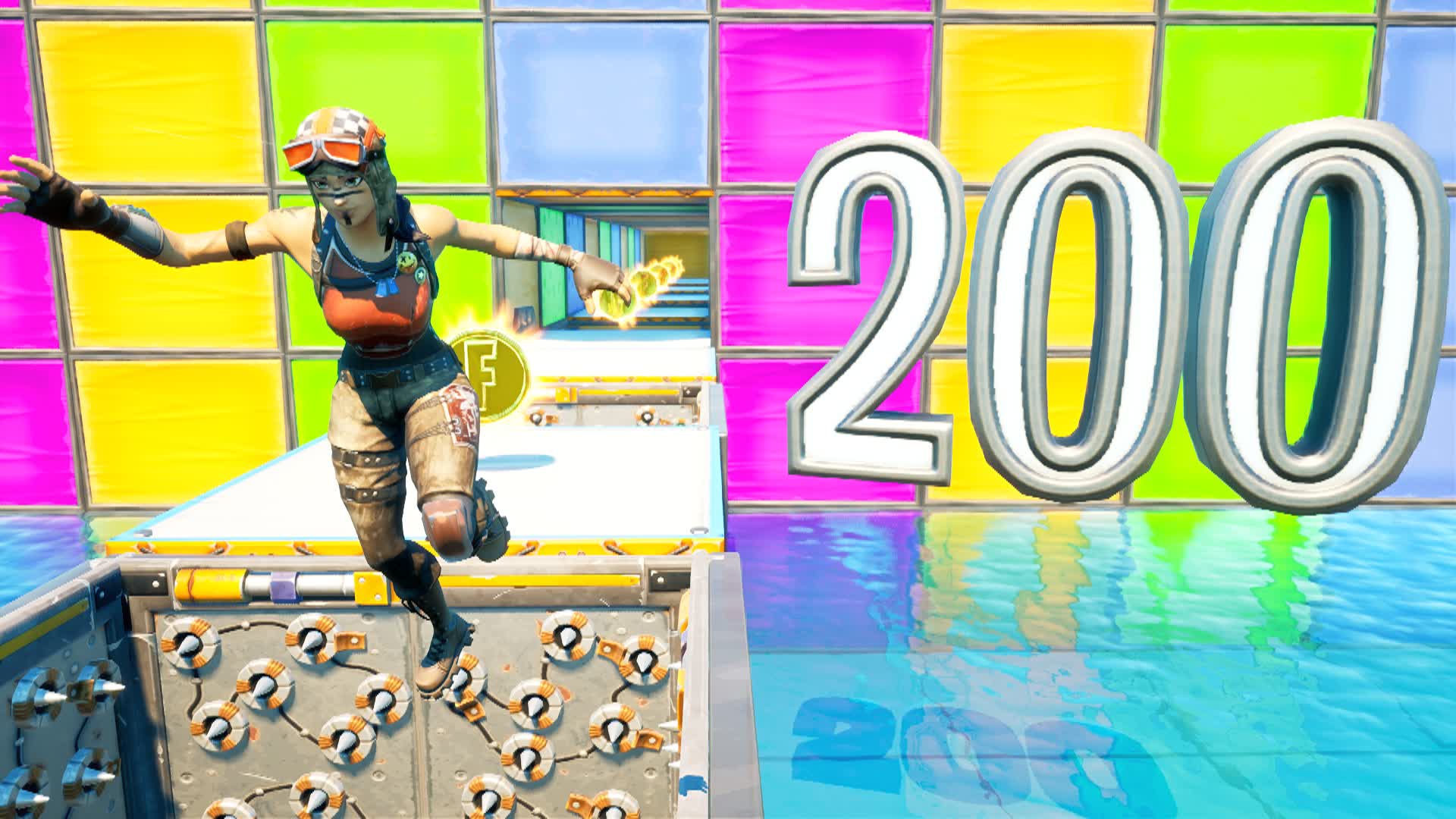 ⭐EASY DEATHRUN 200 LEVELS⭐ [ aeroh ] – Fortnite Creative Map Code