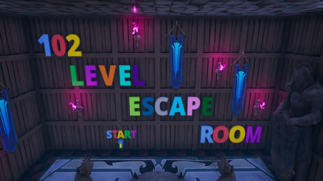 102 Level Escape Room [ saruzzooo ] – Fortnite Creative Map Code
