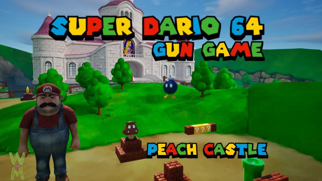 Super Dario 64 Gun Game [ wmap ] – Fortnite Creative Map Code