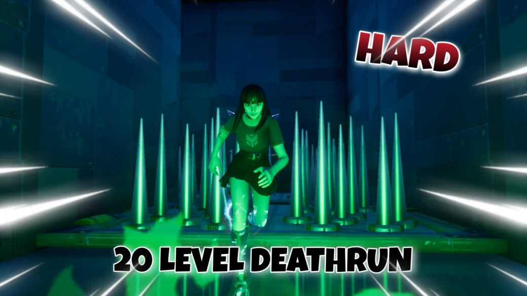 20 LEVEL DEATHRUN [HARD] [ nikolas ] – Fortnite Creative Map Code