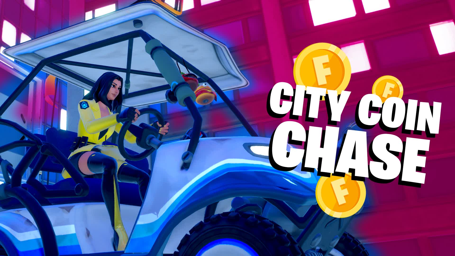 City Coin Chase [ webcoregames ] – Fortnite Creative Map Code