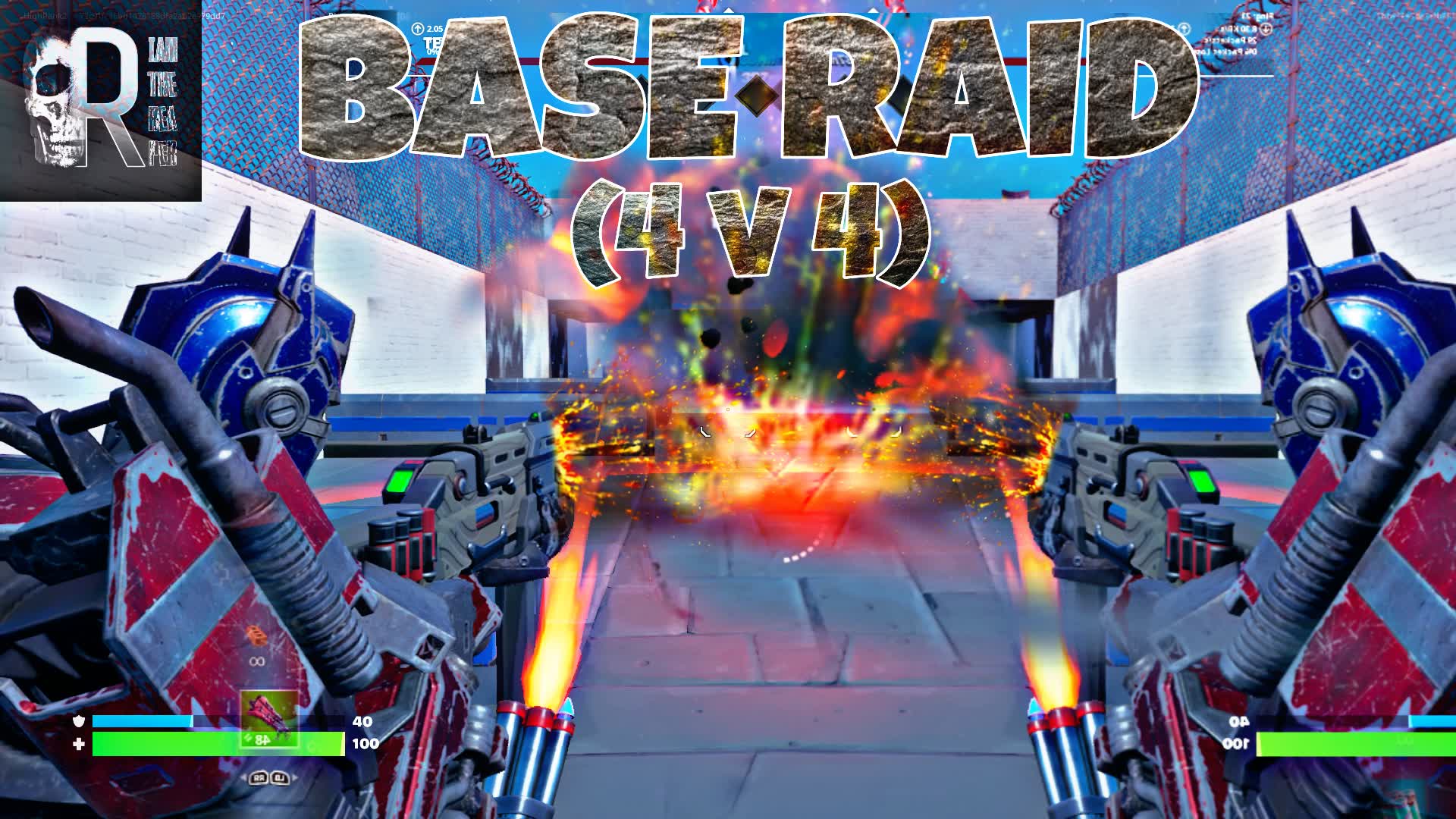 Base Raid (4v4) [ iamthereaper ] – Fortnite Creative Map Code