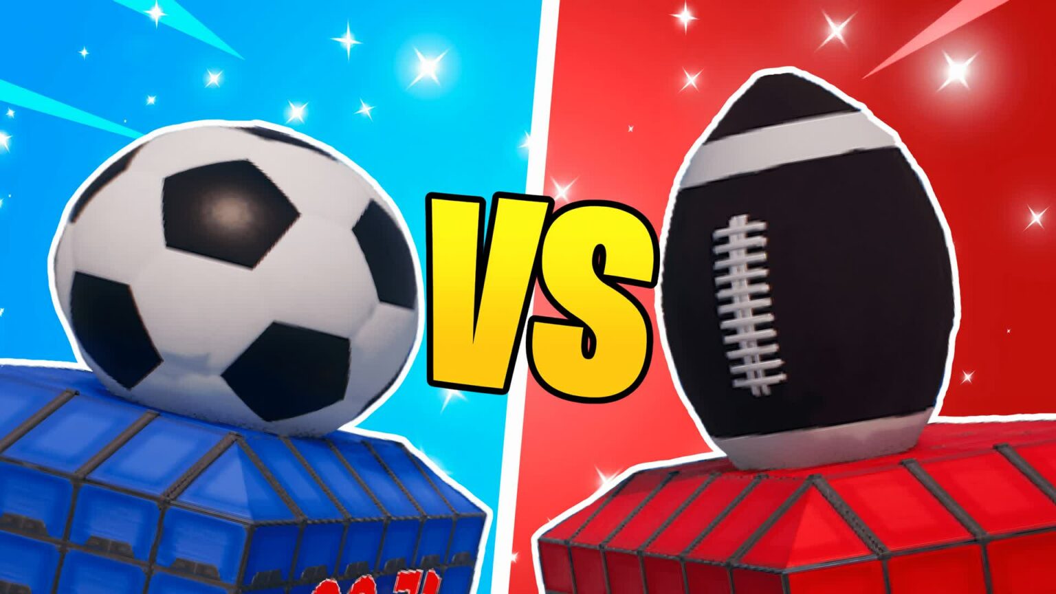 🆕SOCCER VS FOOTBALL🏈 [ setty ] – Fortnite Creative Map Code