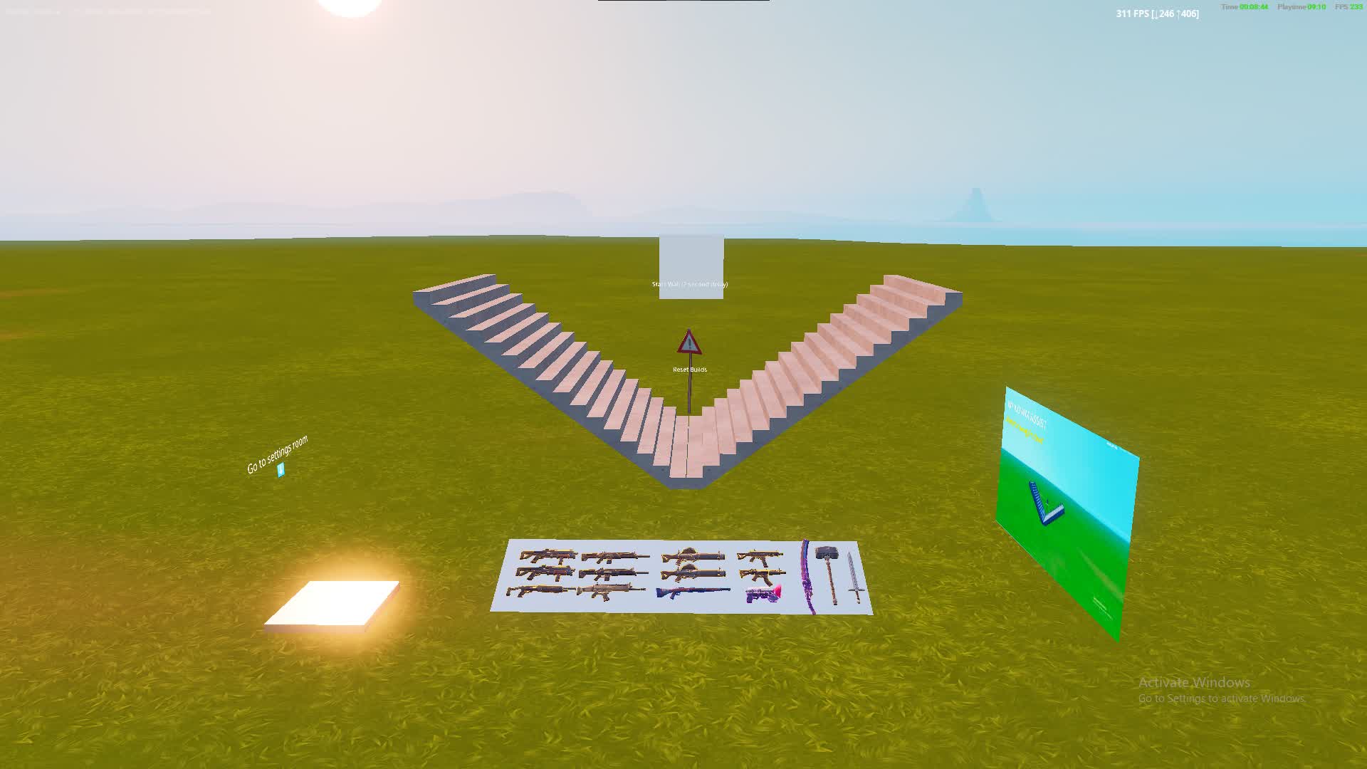 zero delay 1v1 map [ foamyes ] – Fortnite Creative Map Code