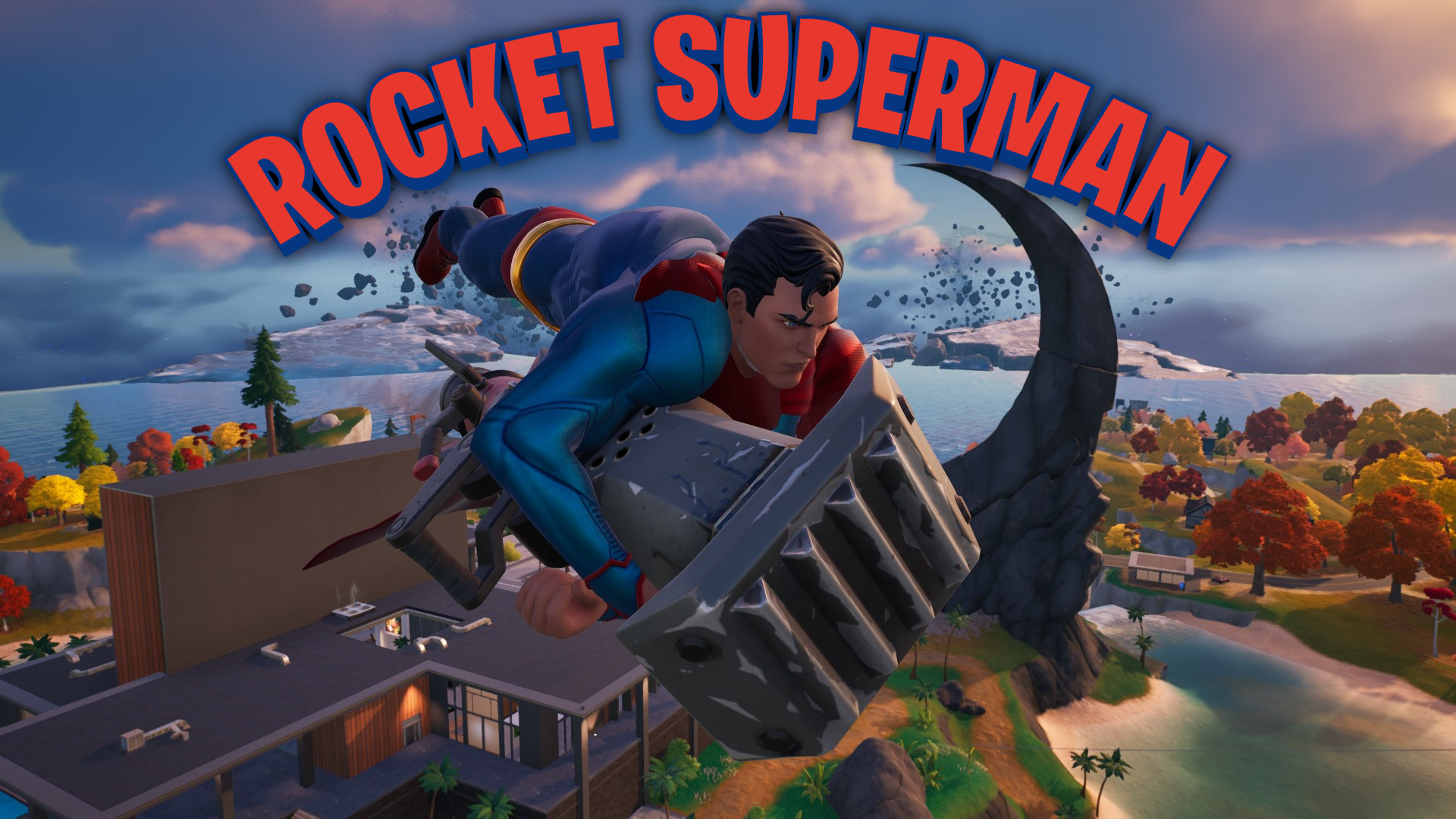 ROCKET SUPERMAN BATTLE ROYALE [ lemoon-yt ] – Fortnite Creative Map Code