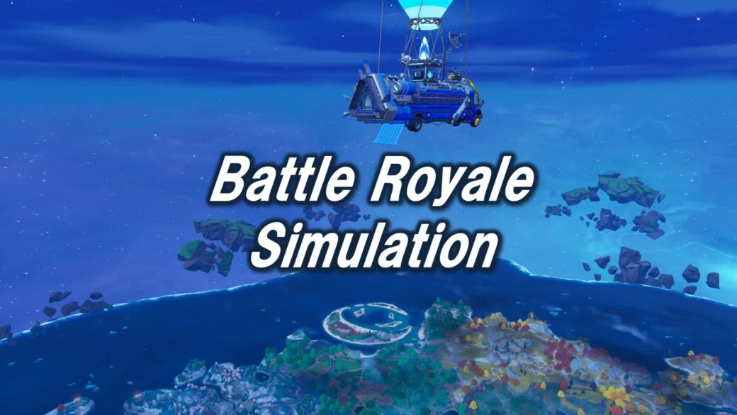 「Battle Royale Simulation」 [ mocha551 ] – Fortnite Creative Map Code