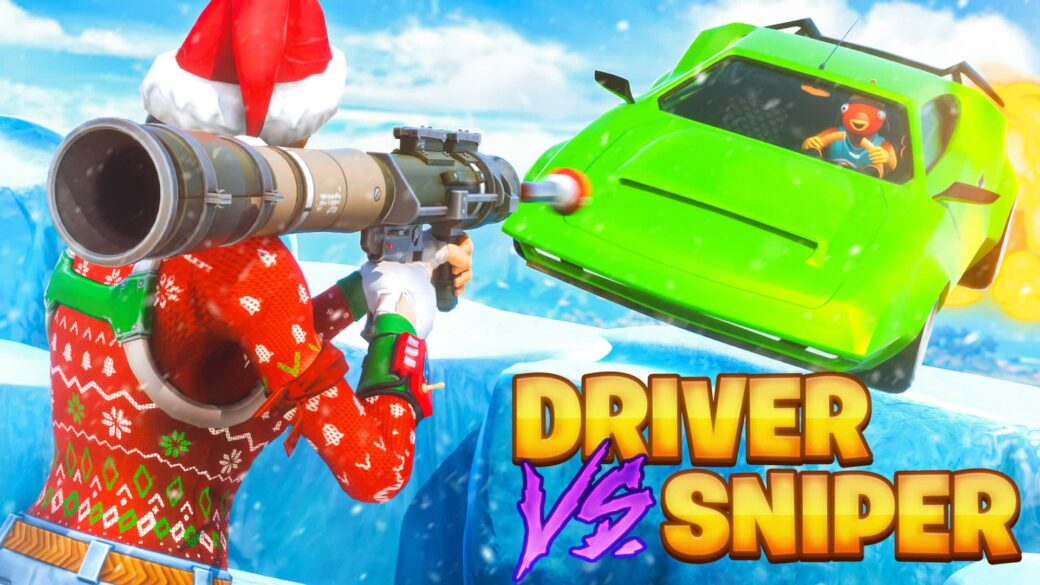 CRAZYY | DRIVER VS SNIPER 100 [ bereket ] – Fortnite Creative Map Code