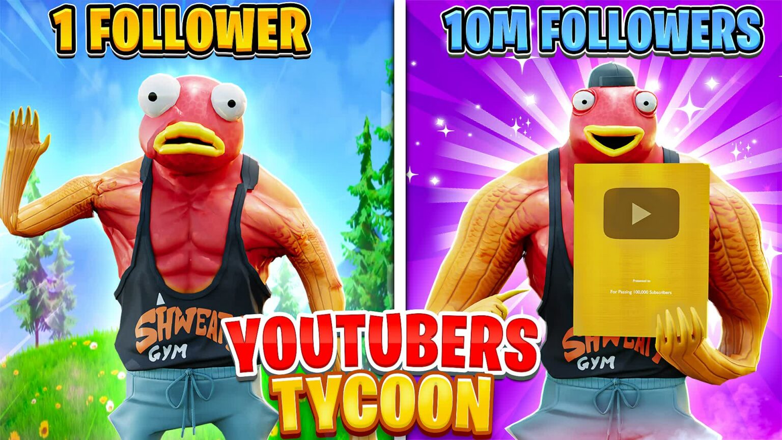 YOUTUBER TYCOON! [ creativenite ] – Fortnite Creative Map Code