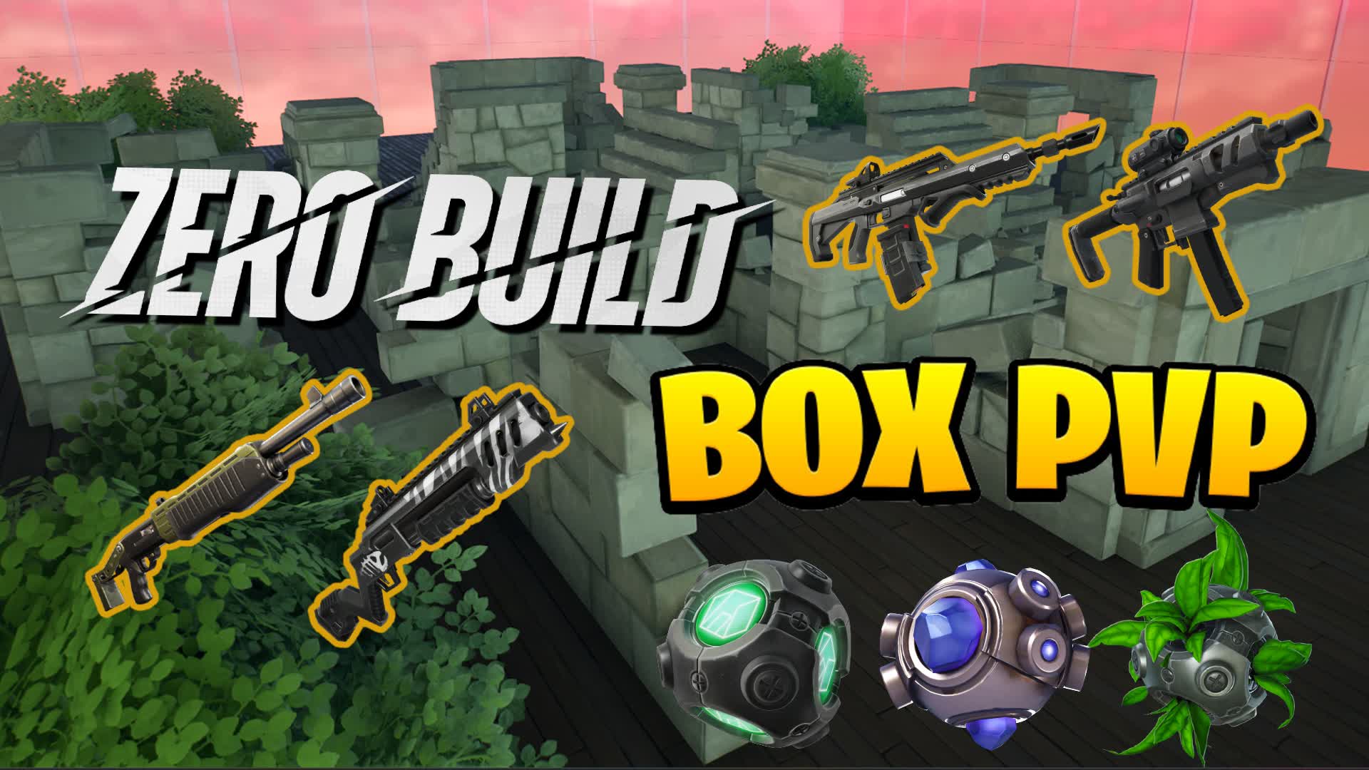 ZERO BUILD BOX PVP 📦 PLACEMENT POINTS [ koba ] – Fortnite Creative Map Code