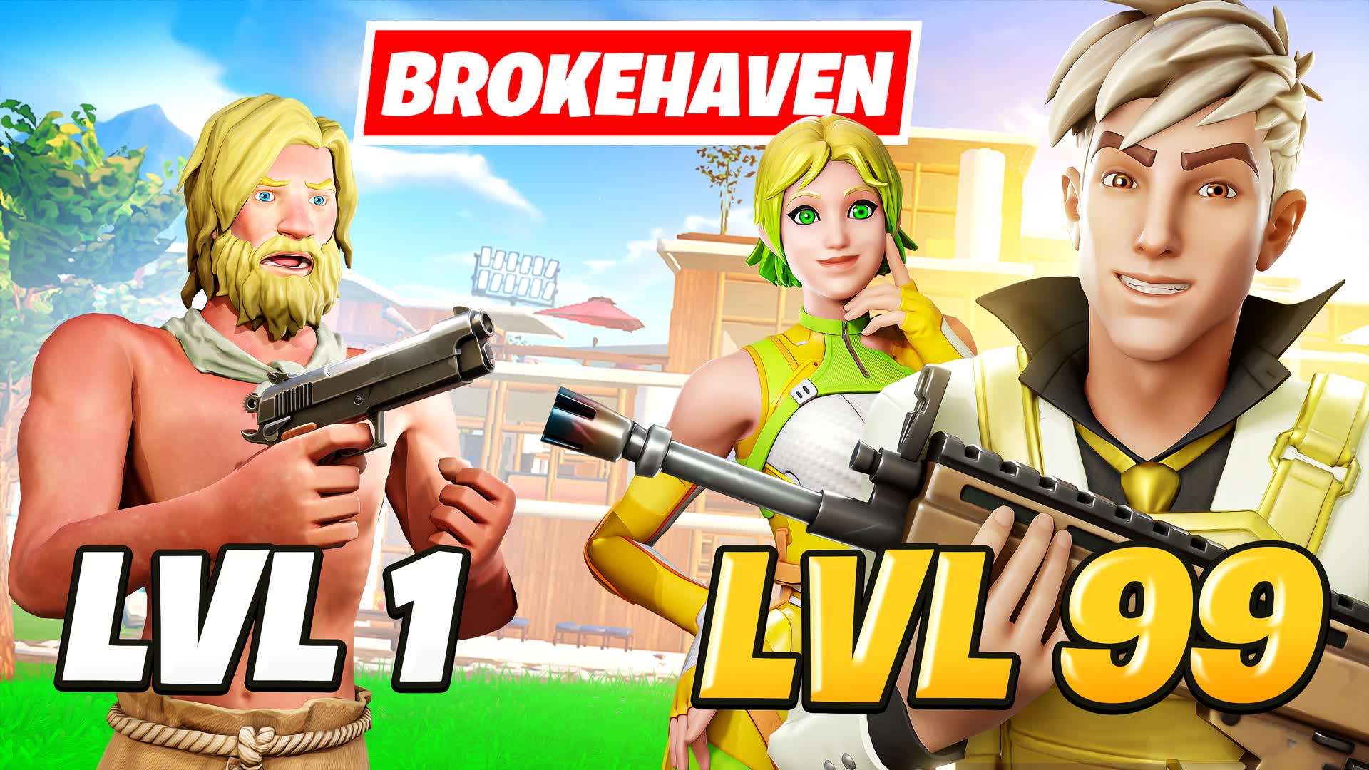 🏡Brokehaven💥One Shot [ chaosforge ] – Fortnite Creative Map Code