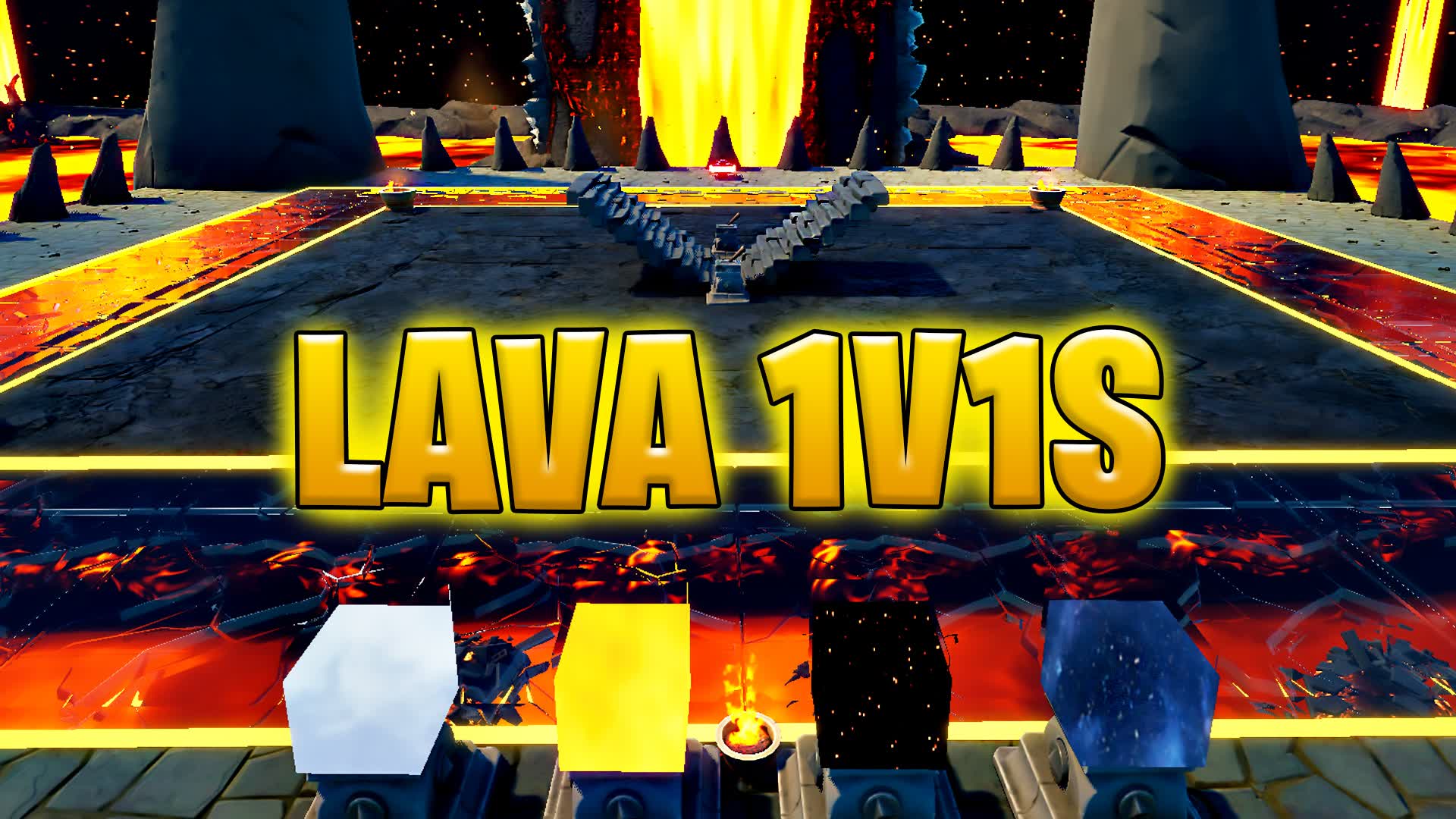 🌋1V1 LAVA BUILD FIGHTS🌋 [ evgyt ] – Fortnite Creative Map Code