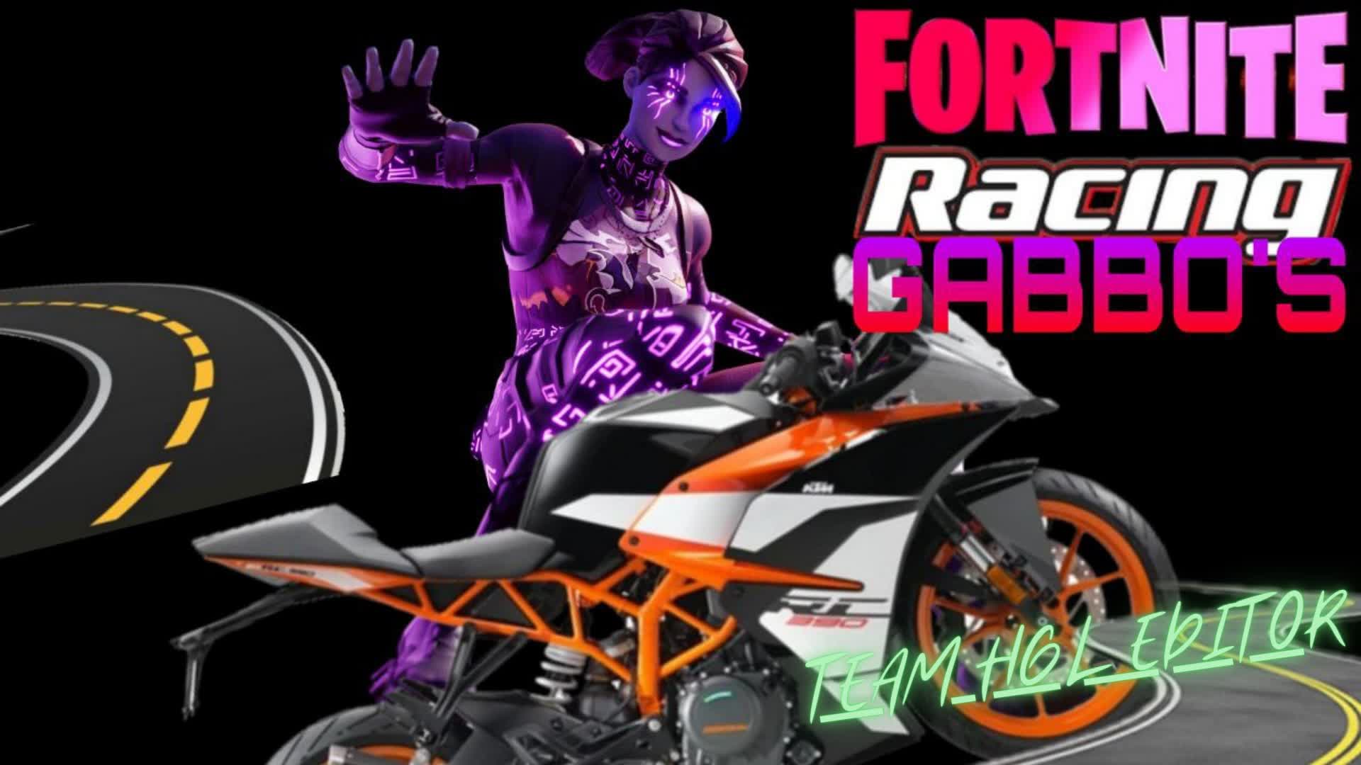 GABBO’S RACING v6 [ team_hgl ] – Fortnite Creative Map Code