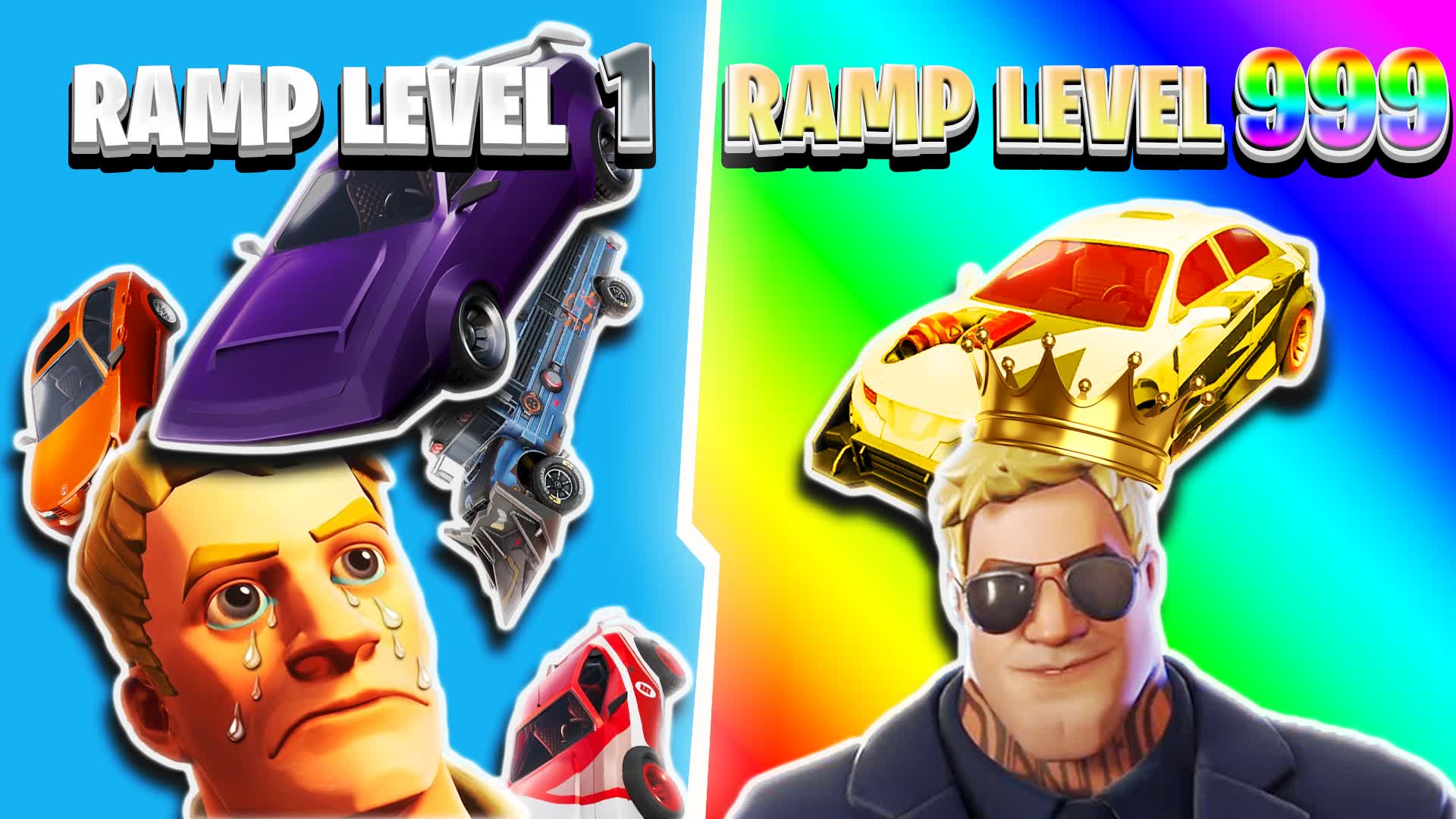 🌈 MEGA RAMP ISLAND 🚀 [ cdark ] – Fortnite Creative Map Code