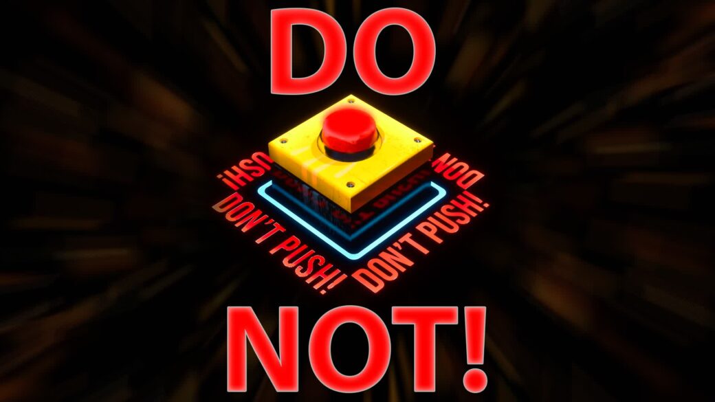 🔴DON'T PUSH THE BUTTON!🔴 [ arsi ] – Fortnite Creative Map Code