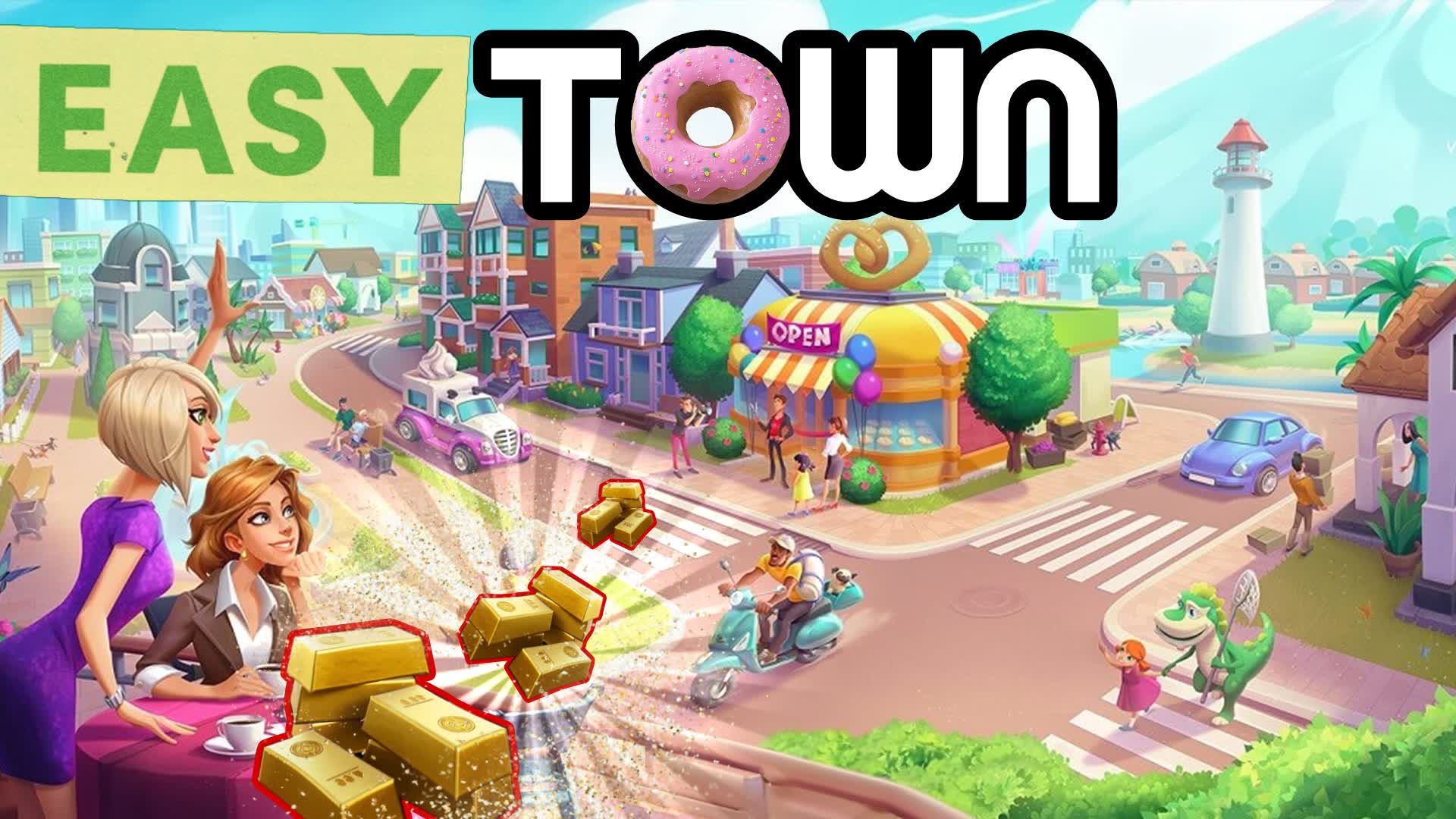 🍩 EASY TOWN TYCOON 🆕 [ tool ] – Fortnite Creative Map Code