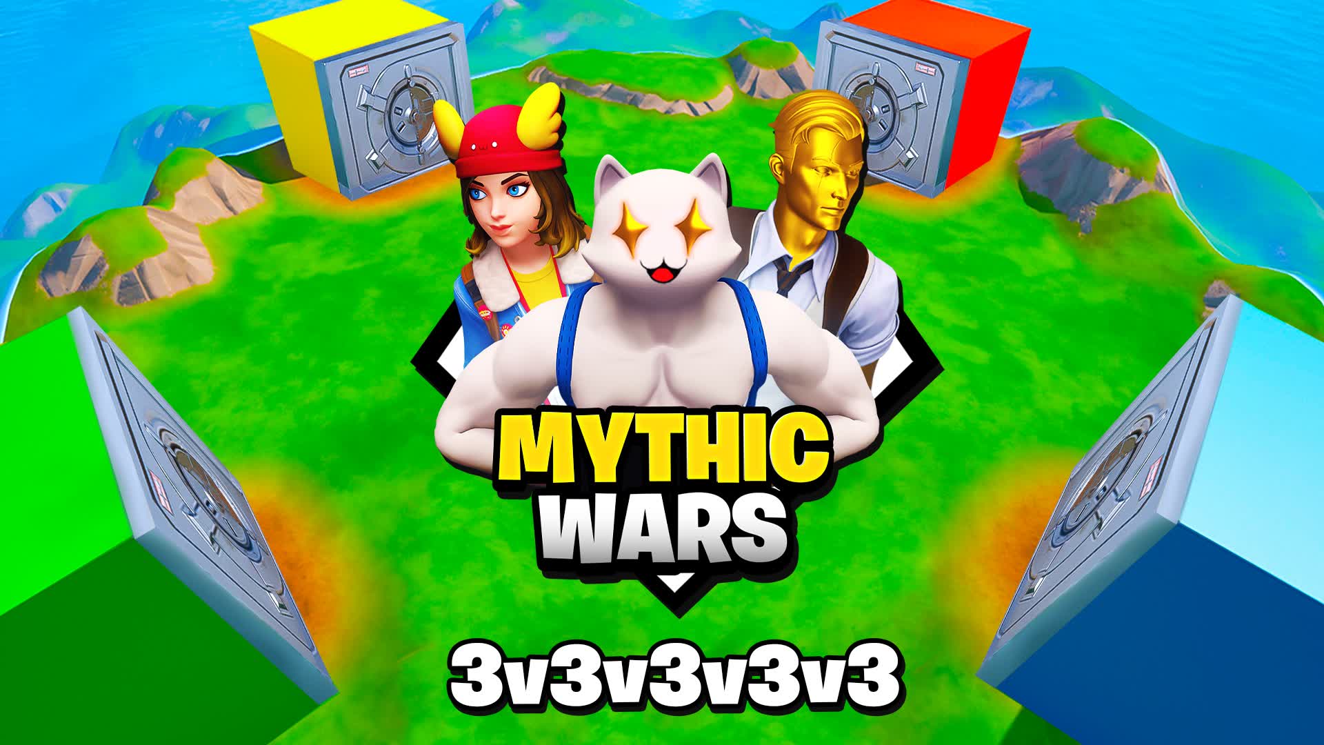 🦸 MYTHIC HEROES ZONE WARS 3v3v3v3v3 🦸 [ rafatoja ] – Fortnite Creative ...