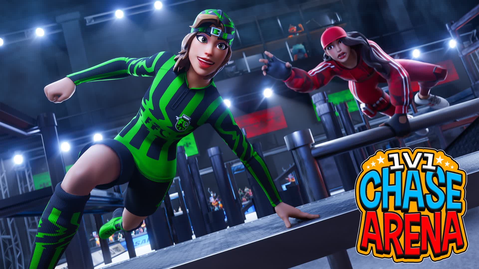 🏃 1v1 CHASE ARENA 🧗 [ sandstudios ] – Fortnite Creative Map Code