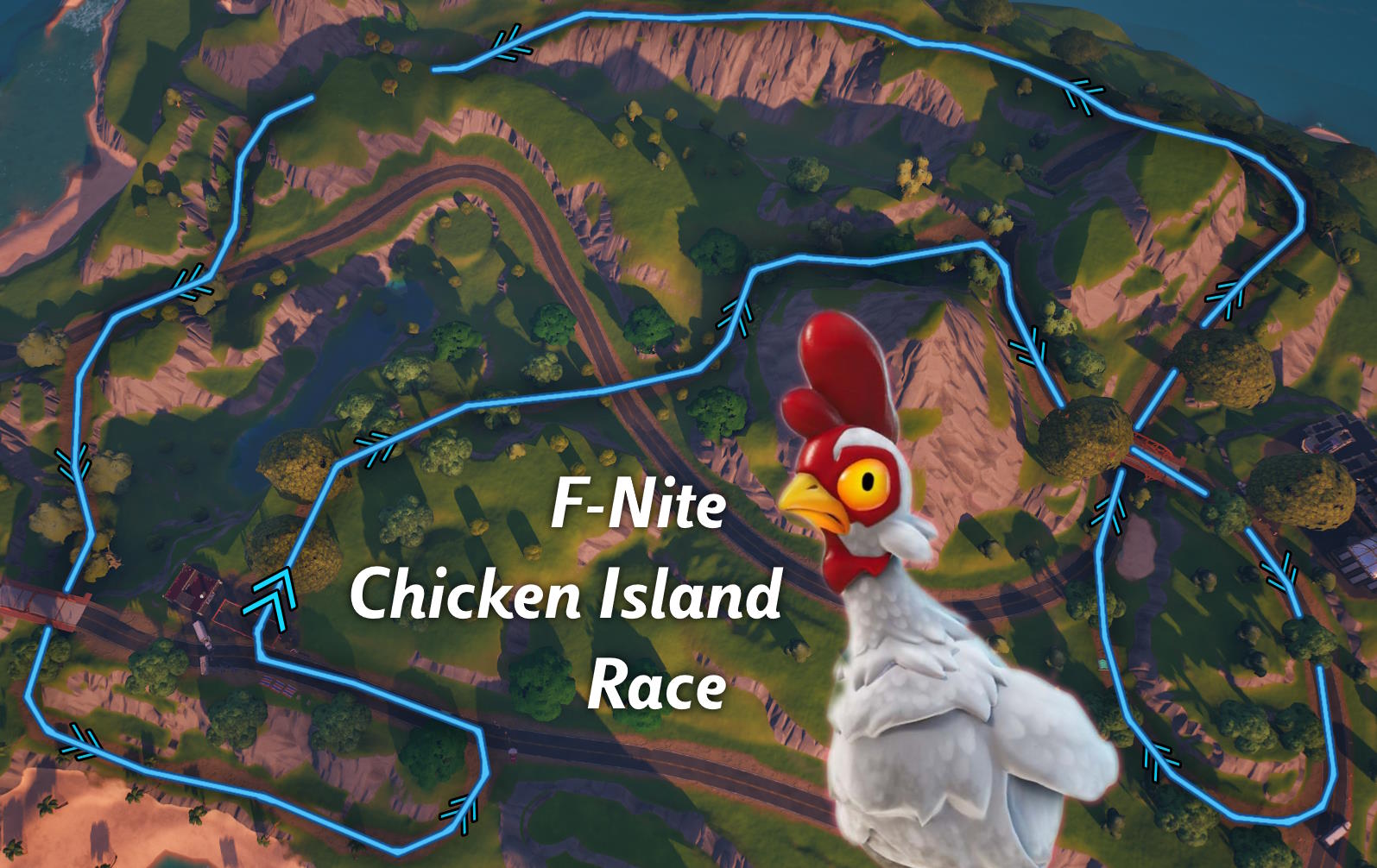 F-Nite Chicken Island Race [ rathausgames ] – Fortnite Creative Map Code