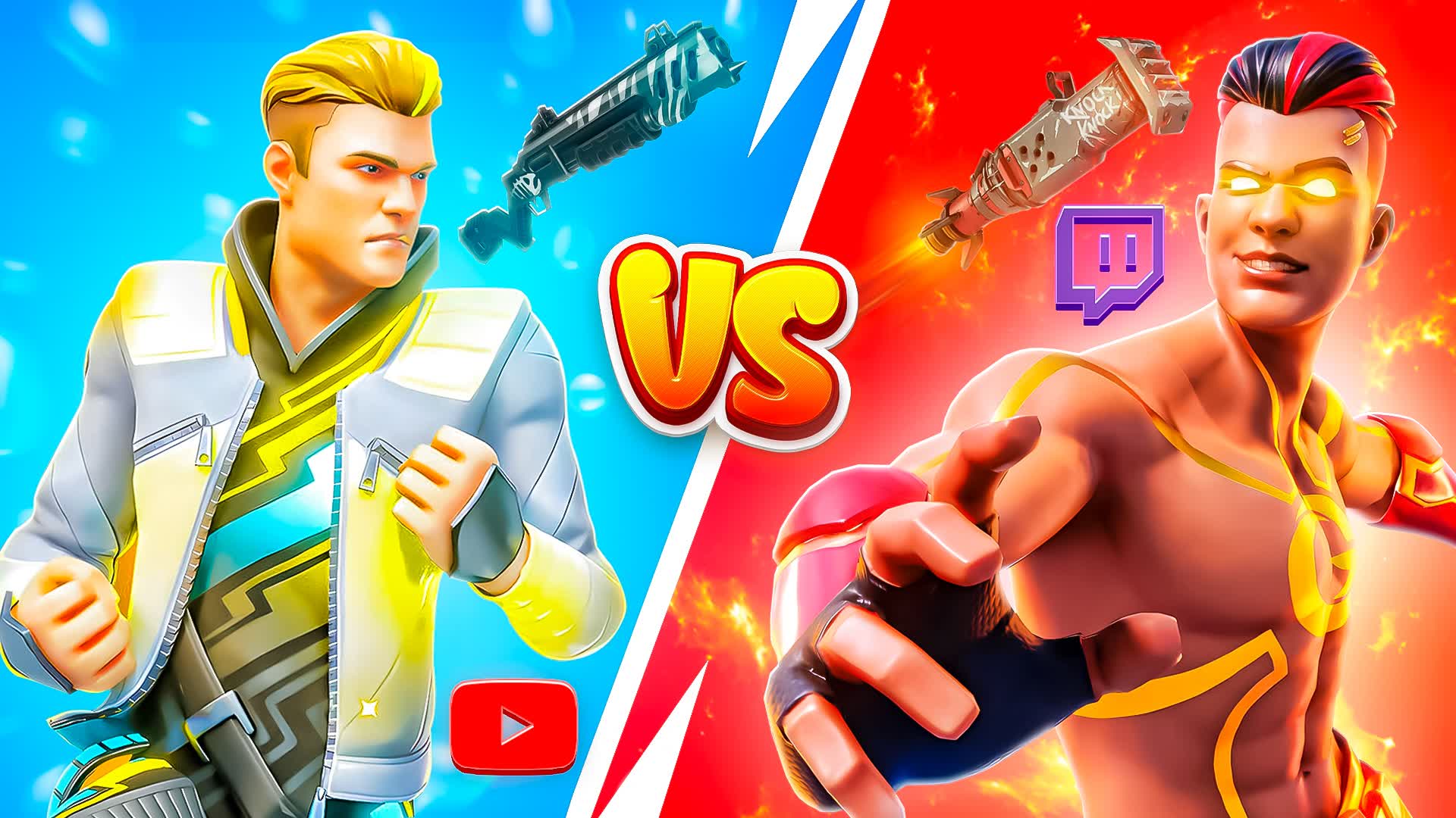 🆕YOUTUBERS VS STREAMERS 🔴RED VS BLUE🔵 [ fer91 ] – Fortnite Creative Map ...