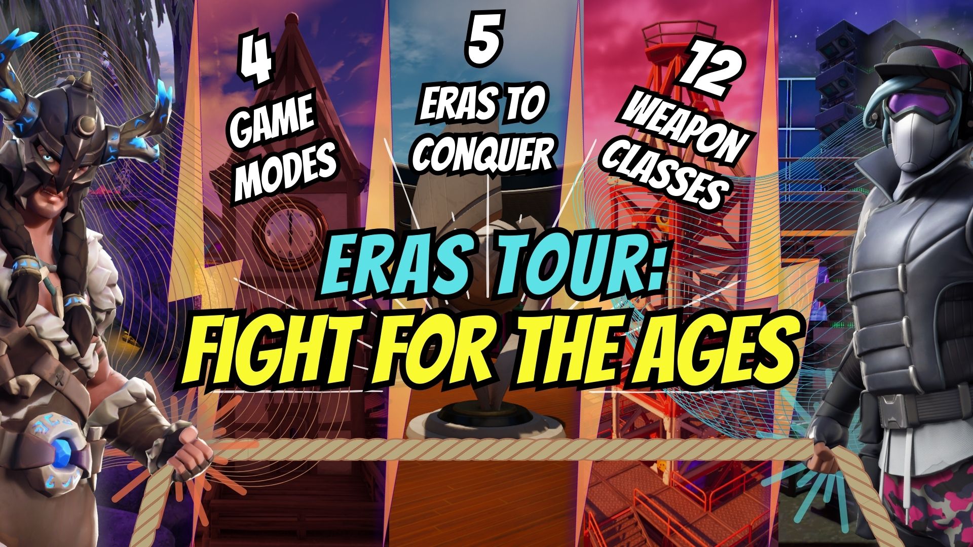Eras Tour: Fight for the Ages [ ghost.mouse ] – Fortnite Creative Map Code