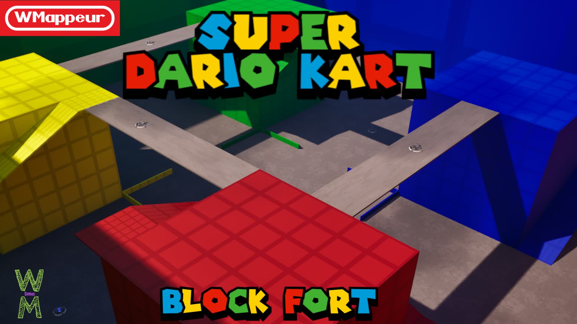 ⭐Super Dario Kart Block Fort⭐ [ wmap ] – Fortnite Creative Map Code