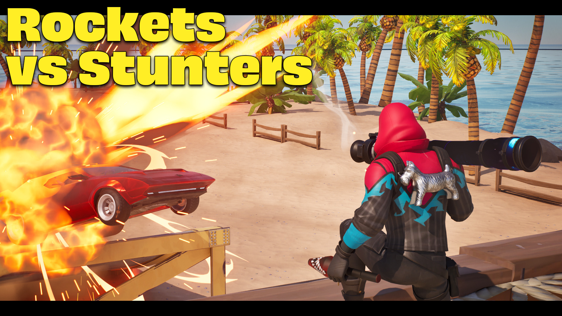 Tropical Rockets vs Cars! [ FalconStrikeFilms ] – Fortnite Creative Map ...