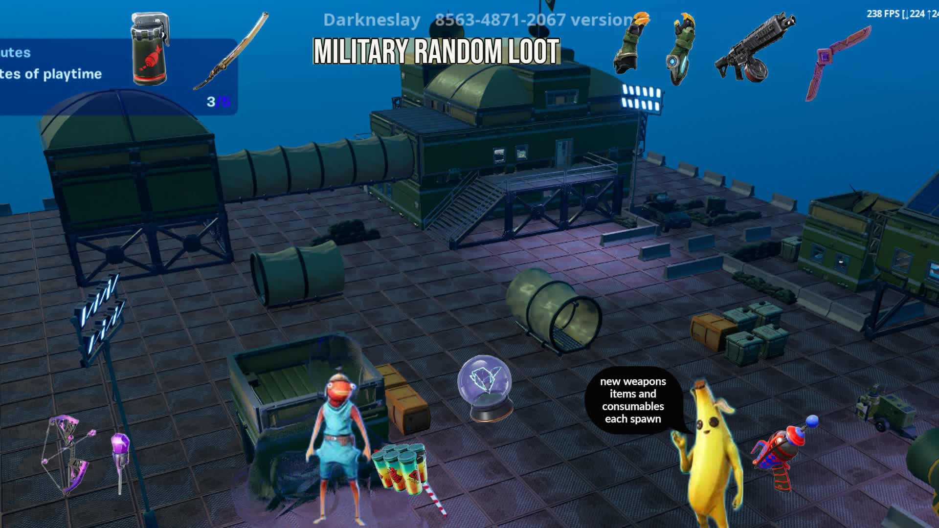 Military Random Loot [ thedarknesslay ] – Fortnite Creative Map Code