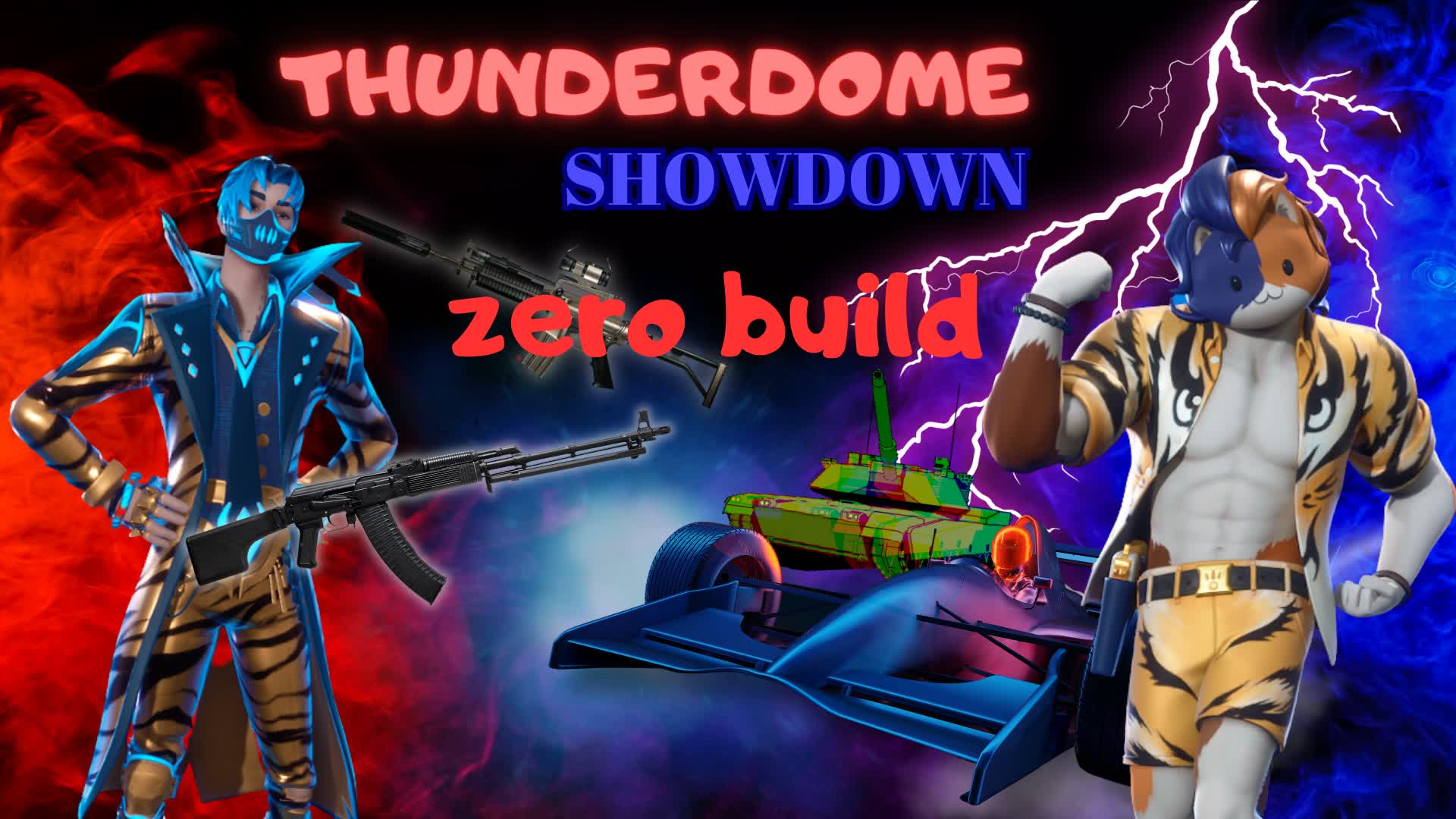 Thunderdome showdown zero build [ blue_knight ] – Fortnite Creative Map Code