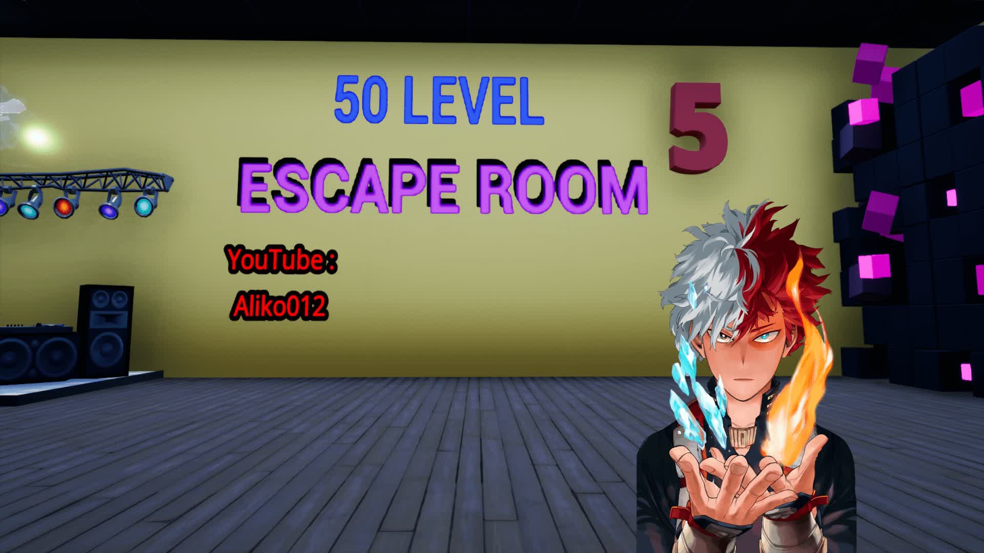 🎮 ESCAPE ROOM #5 [ aliko_a ] – Fortnite Creative Map Code