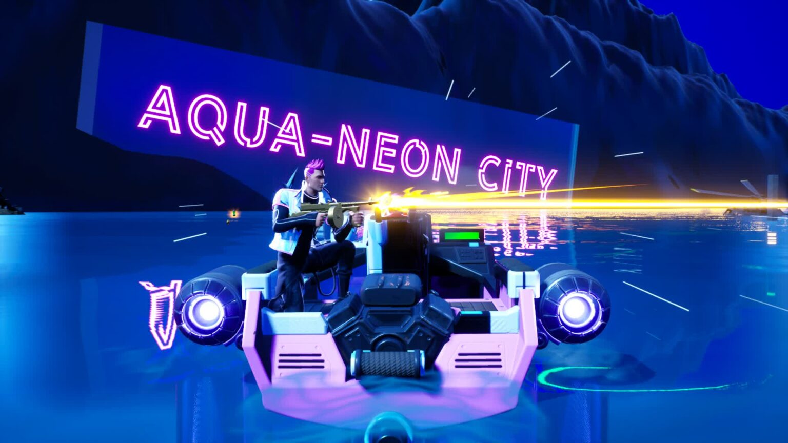 Aqua-Neon City: The Fight For Tomorrow [ tomlinstudio ] – Fortnite ...
