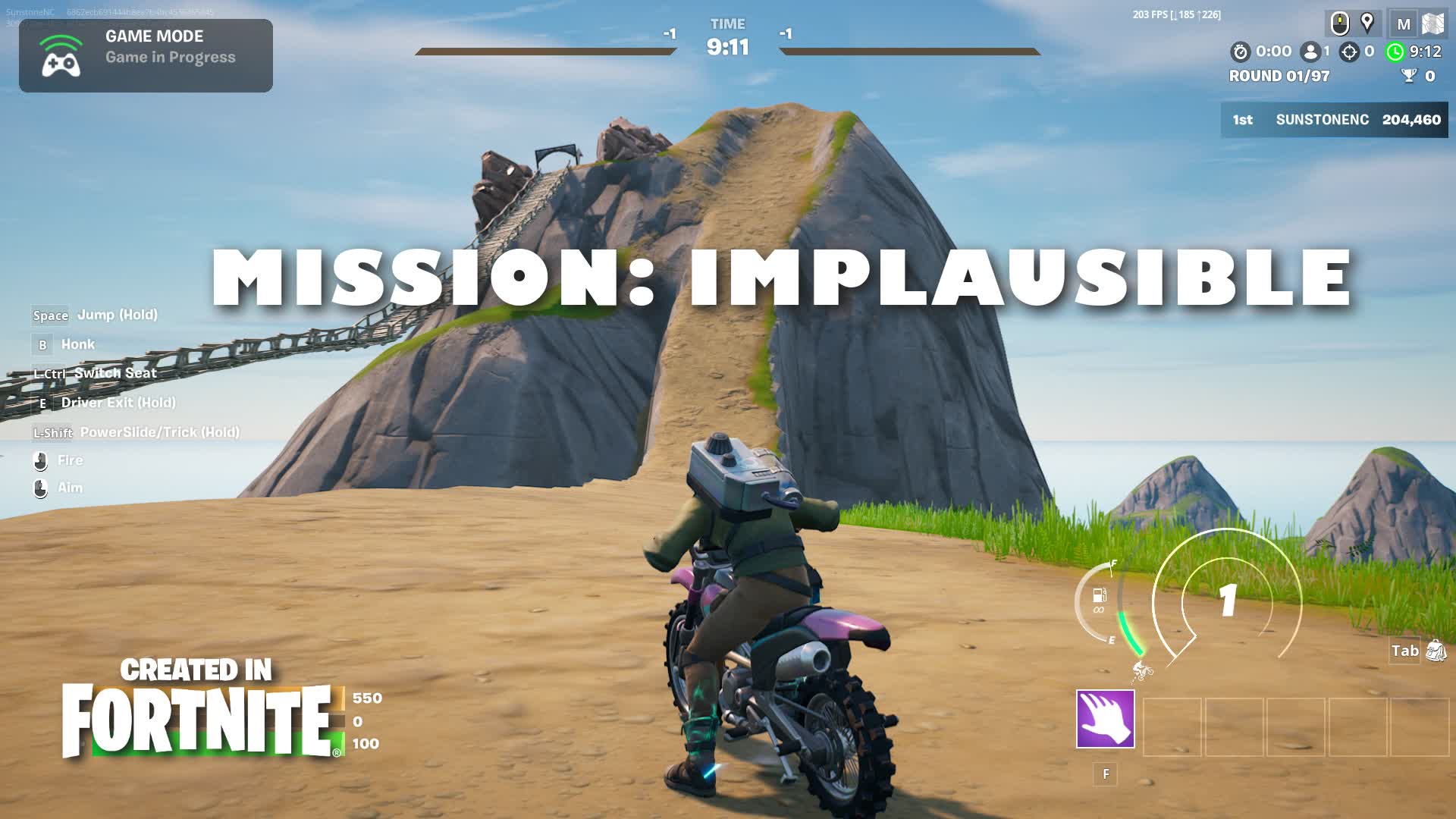MISSION IMPLAUSIBLE [ sunstone ] – Fortnite Creative Map Code