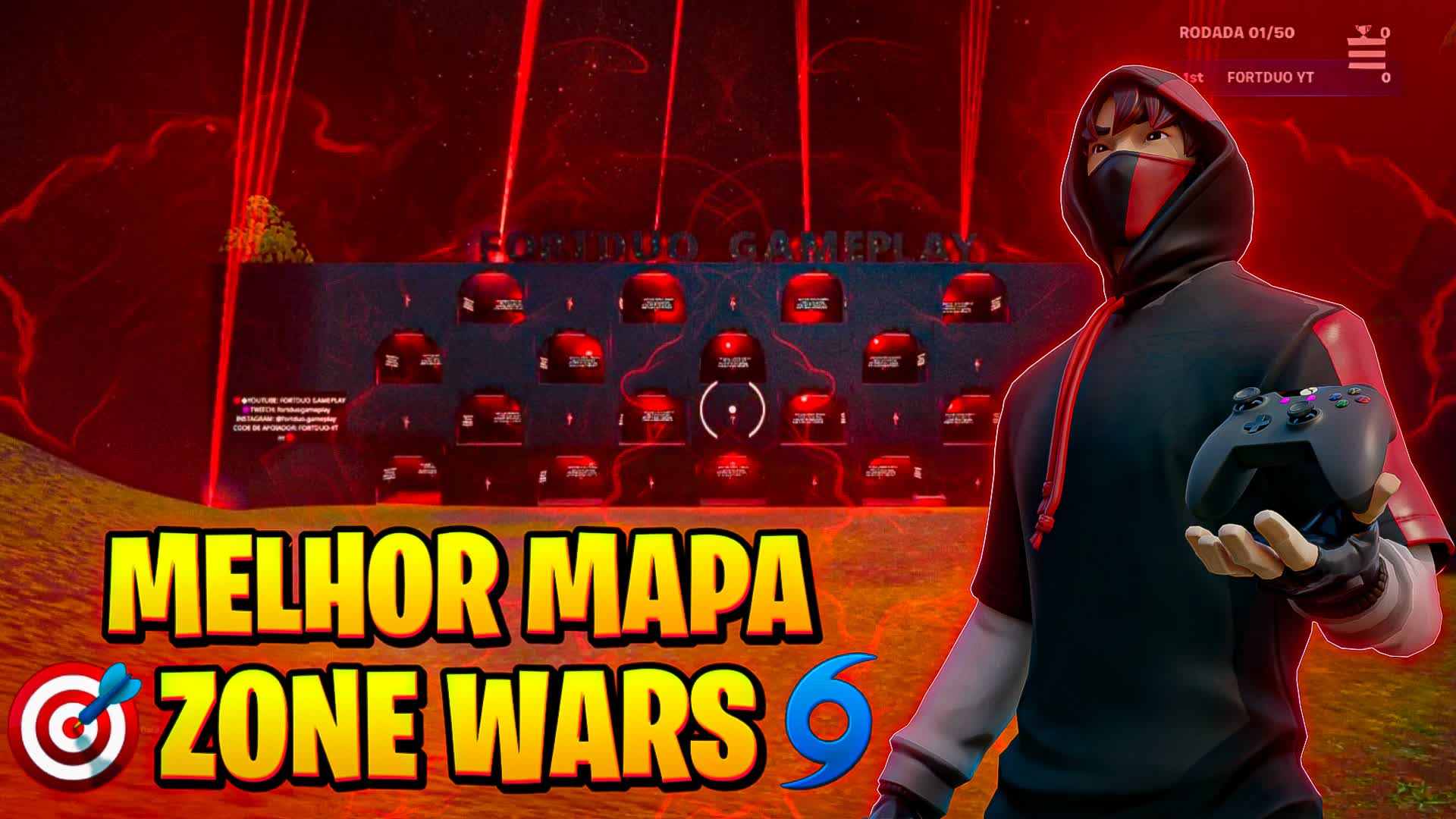 🌀ZONE WARS FORTDUO GAMEPLAY 🎮 [ fortduo-yt ] – Fortnite Creative Map Code
