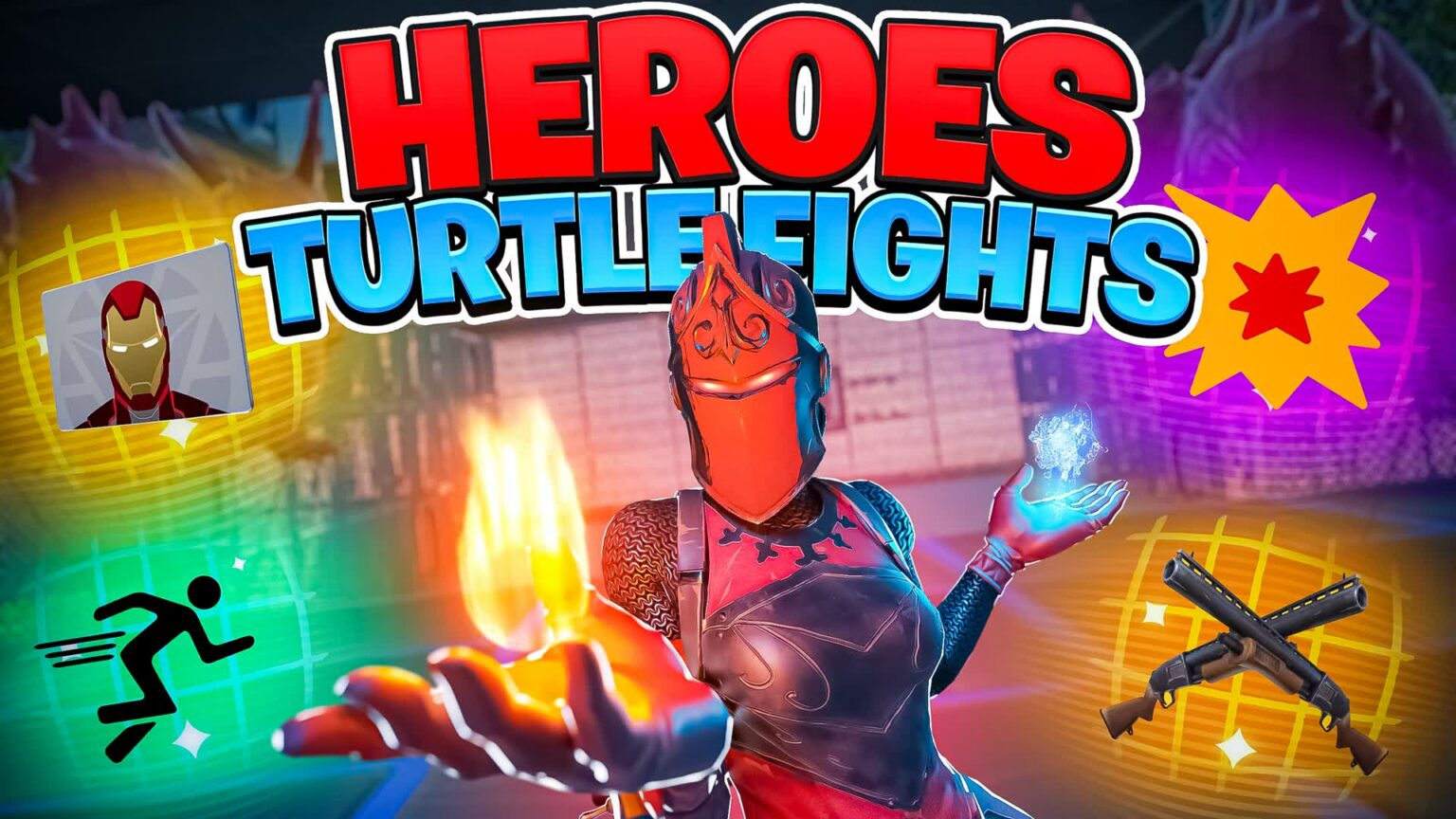 🦸🏼 HEROES Turtle Fights📦 [ martoz ] – Fortnite Creative Map Code