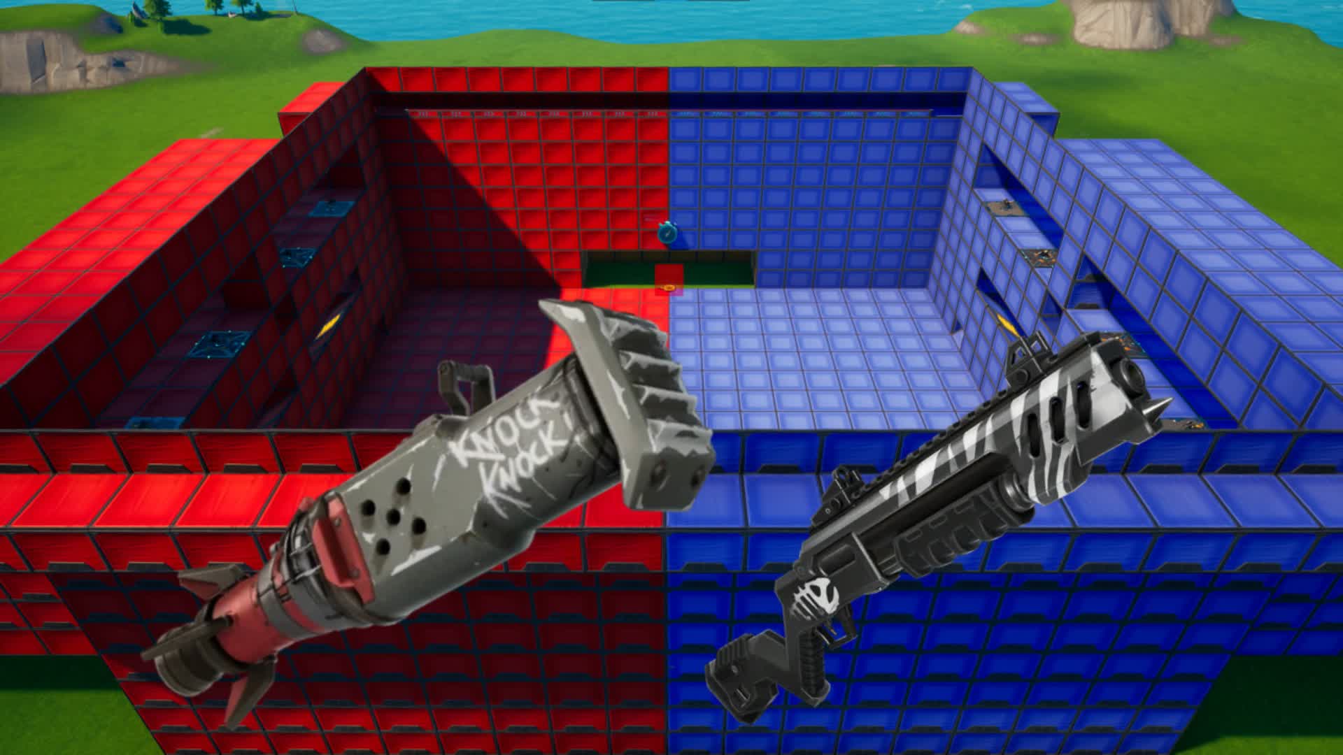 INSANEE RED VS BLUE 🆕 [ tnl ] – Fortnite Creative Map Code