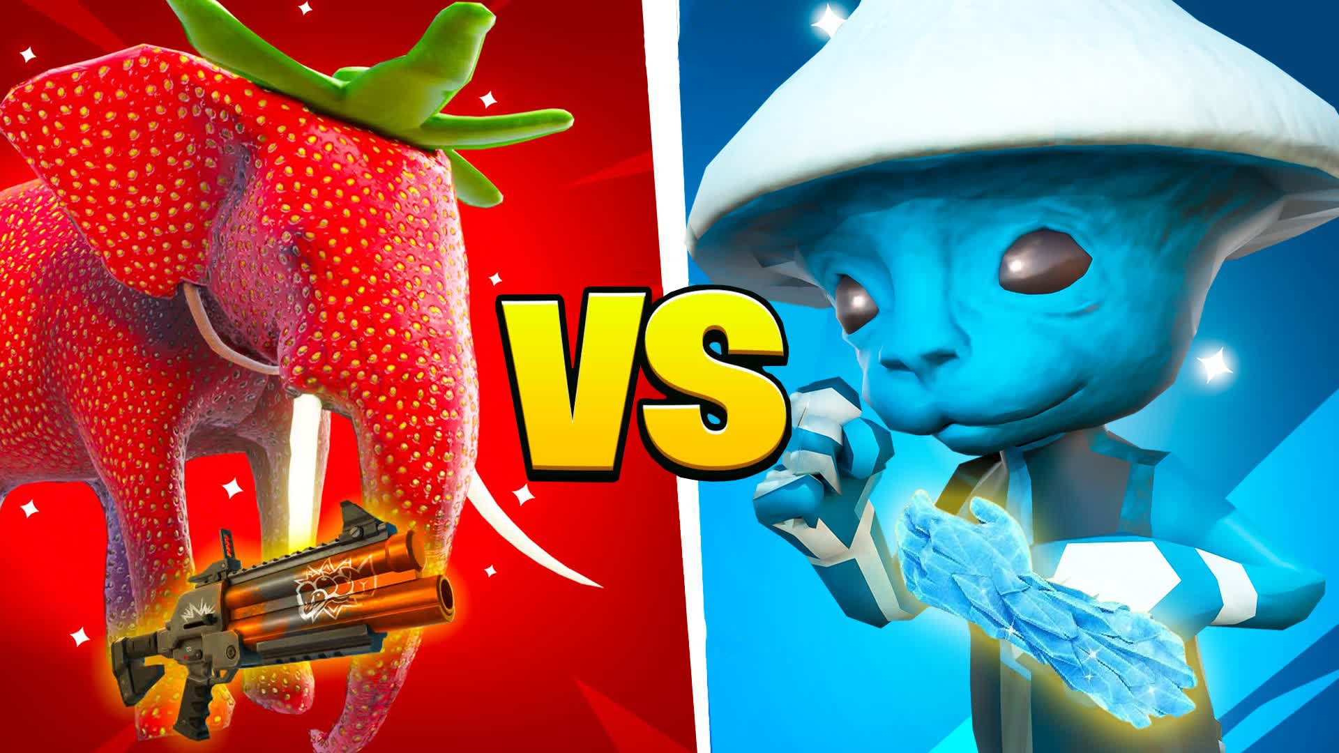 🍓 STRAWBERRY ELEPHANT VS SMURF CAT 😹 [ heype ] – Fortnite Creative Map Code