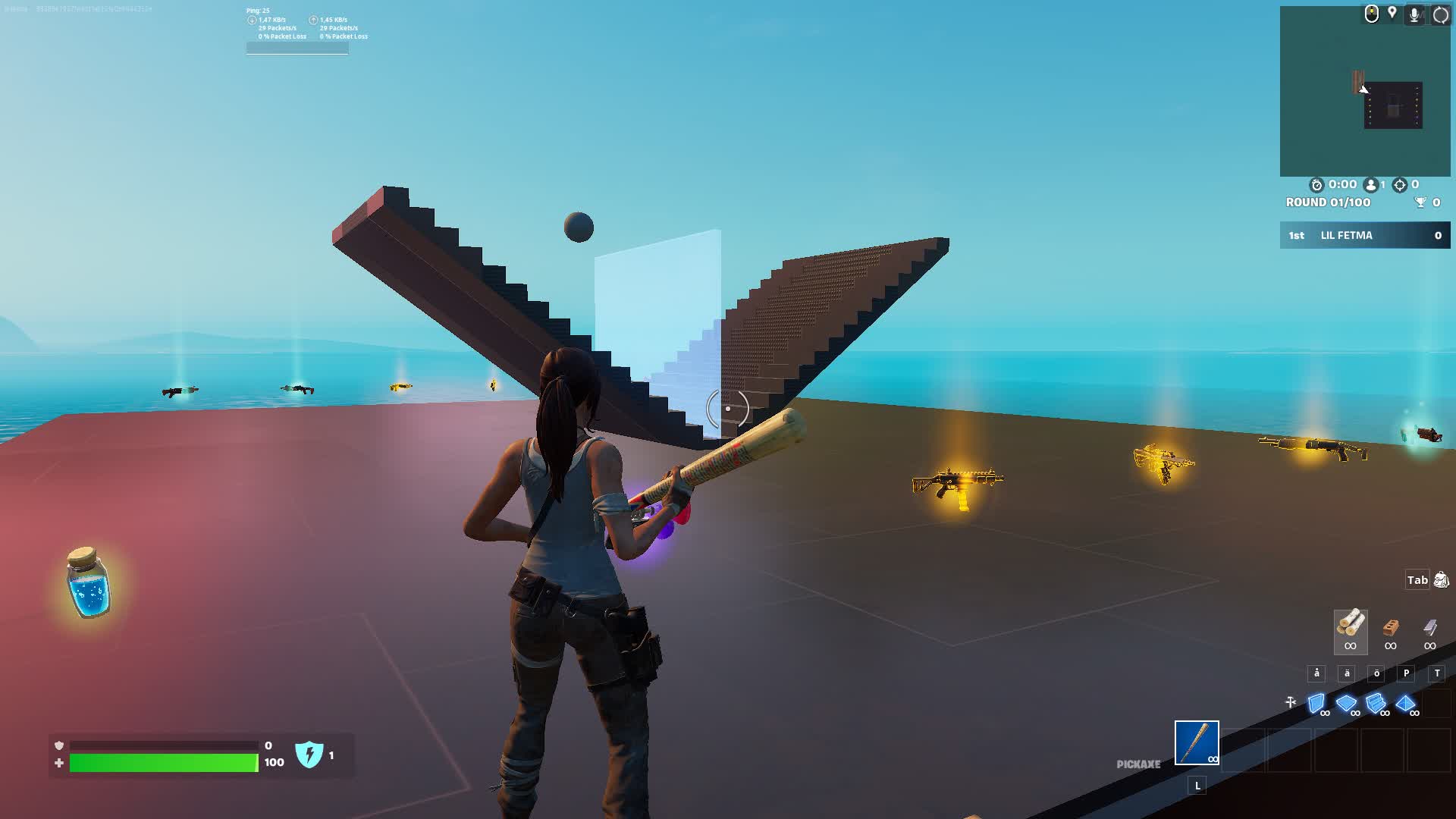 1v1 *NO DELAY & MAX FPS* [ braxen ] – Fortnite Creative Map Code