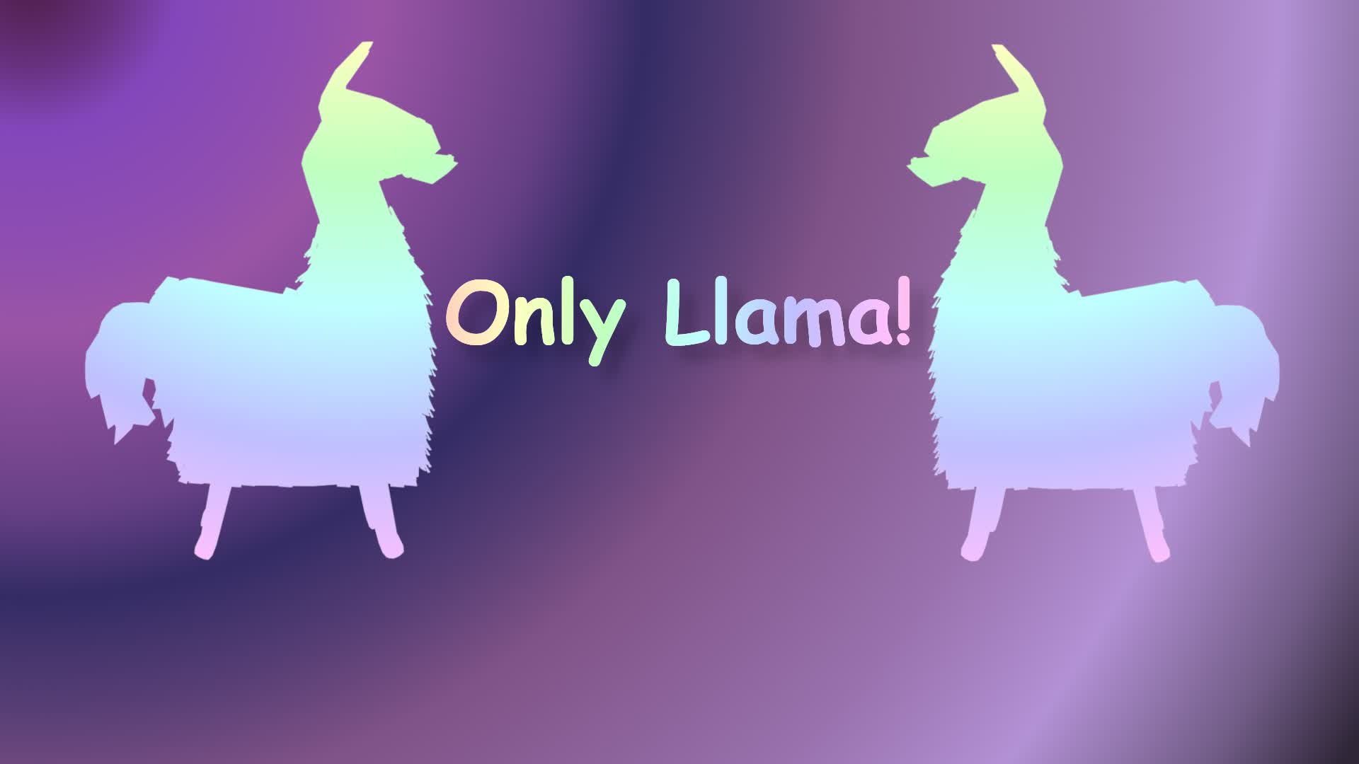 Only Llama! [ hambone ] – Fortnite Creative Map Code