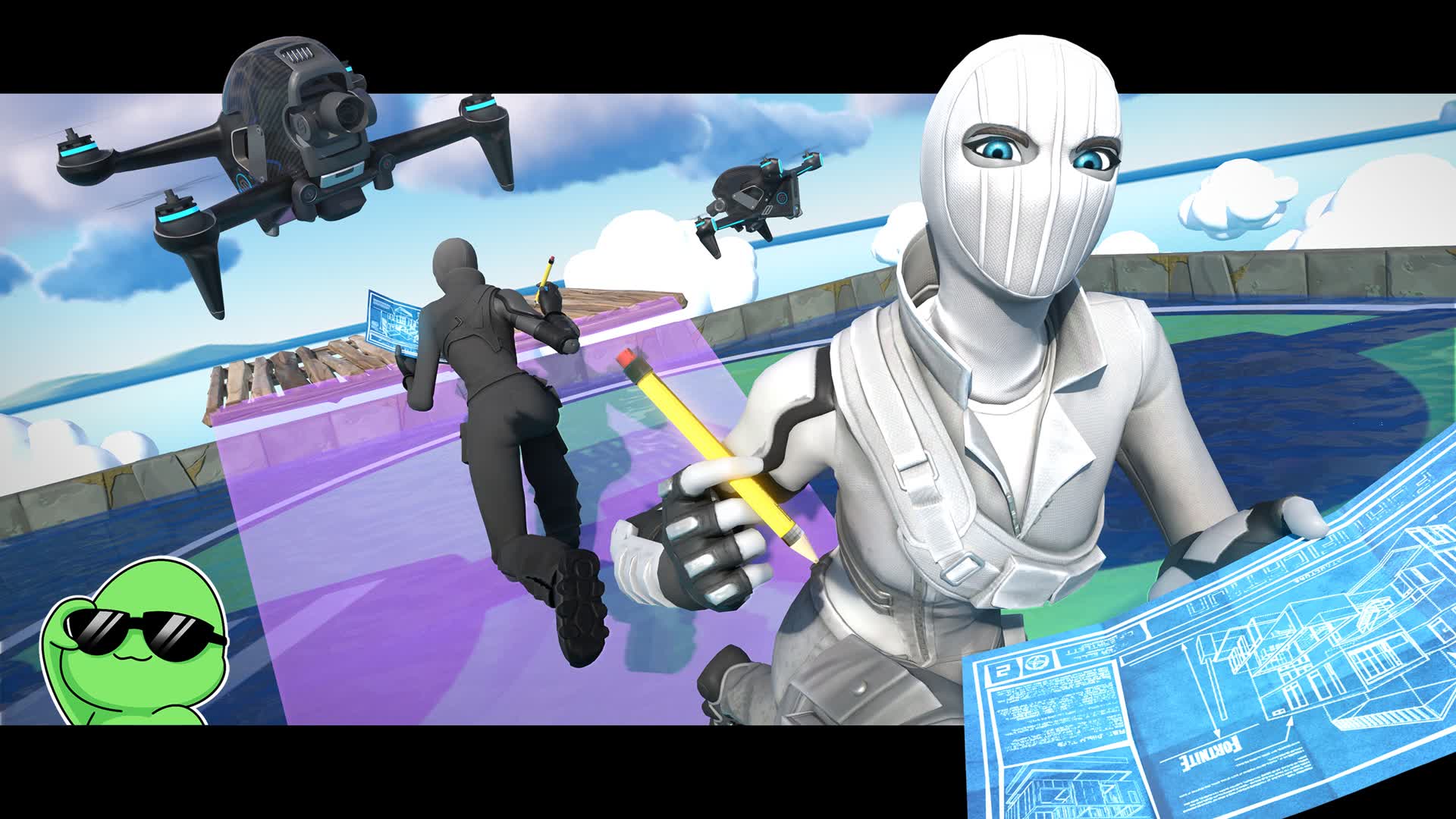 Maps created by jivantv at Fortnite Creative HQ