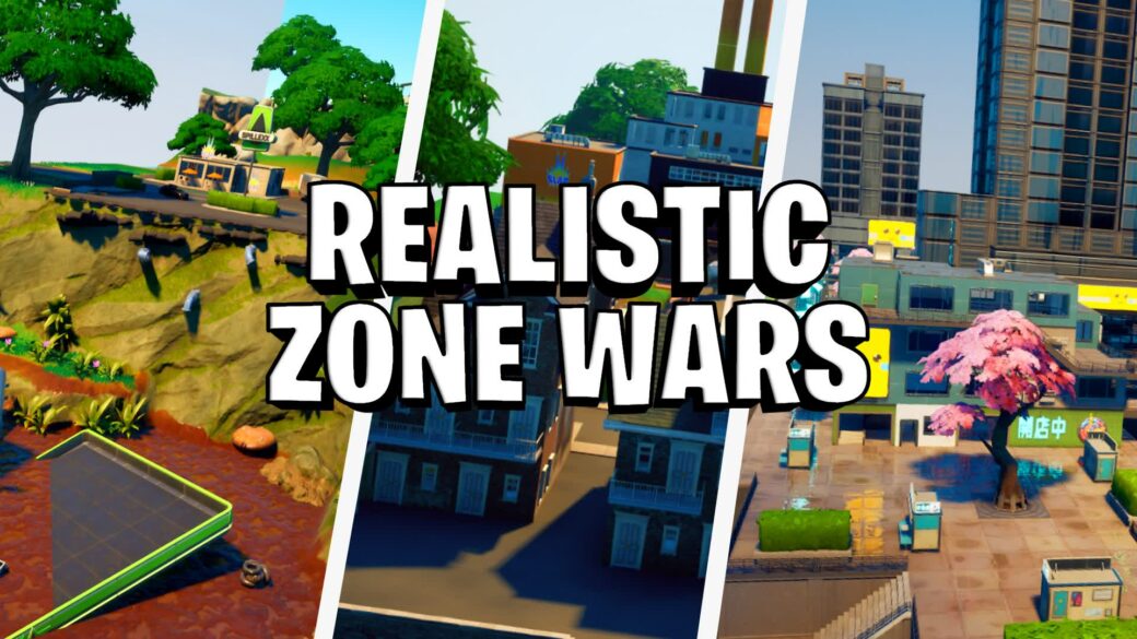 🔥 REALISTIC ZONEWARS [ arillas ] – Fortnite Creative Map Code