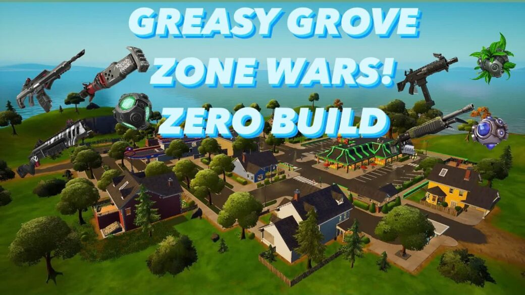 Greasy Grove Zone Wars Zero Build [ inteleptul1 ] – Fortnite Creative Map Code
