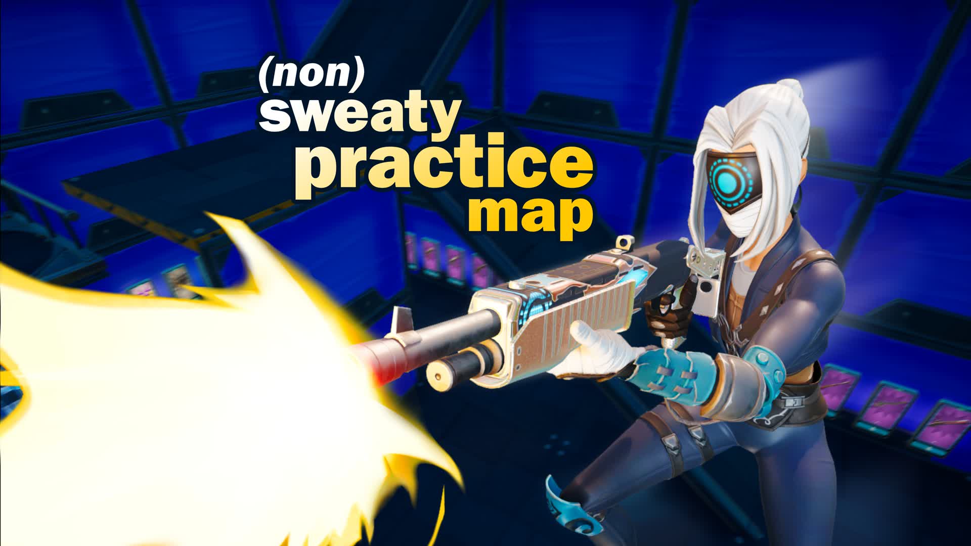 (non)sweaty practice map [ PixelandPoly ] – Fortnite Creative Map Code