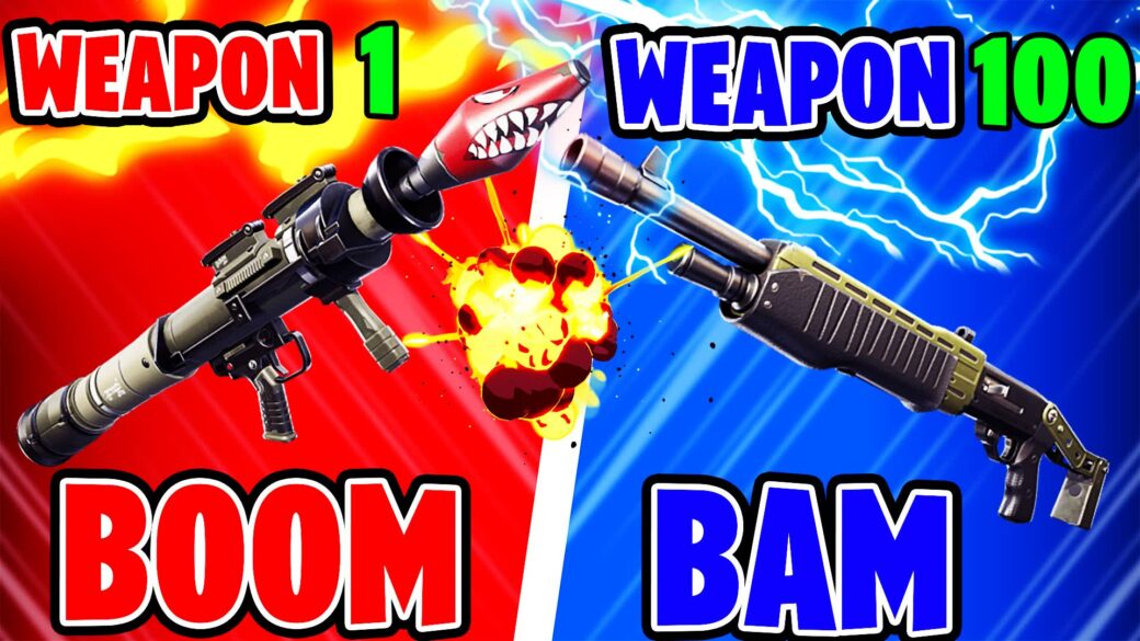 🔴BOOM BAM GUN GAME🔵ONE SHOT!💥 [ uncle-vitalis ] – Fortnite Creative Map ...