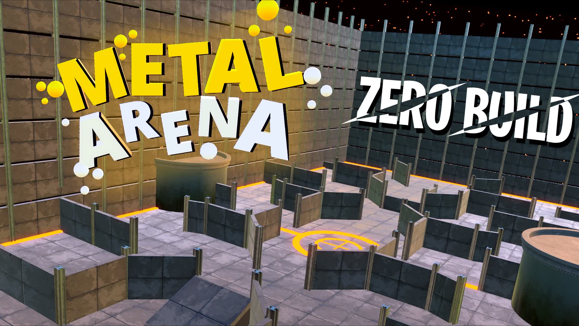 4V4 METAL ARENA PRO [ arcaderoom ] – Fortnite Creative Map Code
